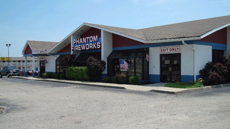 Phantom of Castleton Showroom | Phantom Fireworks
