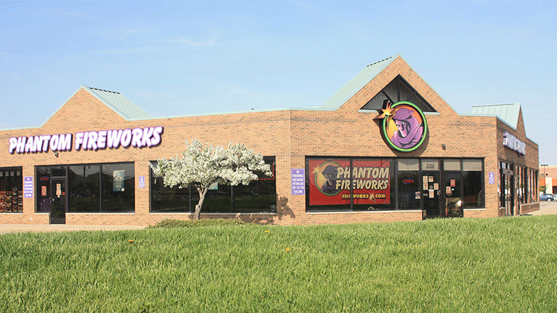 Phantom of Lansing Showroom | Phantom Fireworks