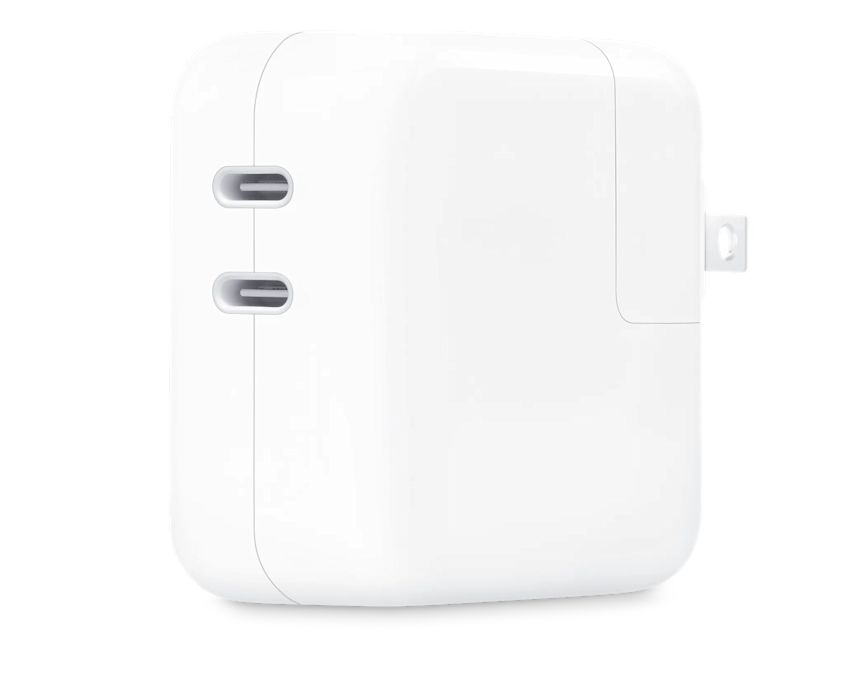 Buy Dual USB-C Port Power Adapter | Apple with Klarna Payment Options