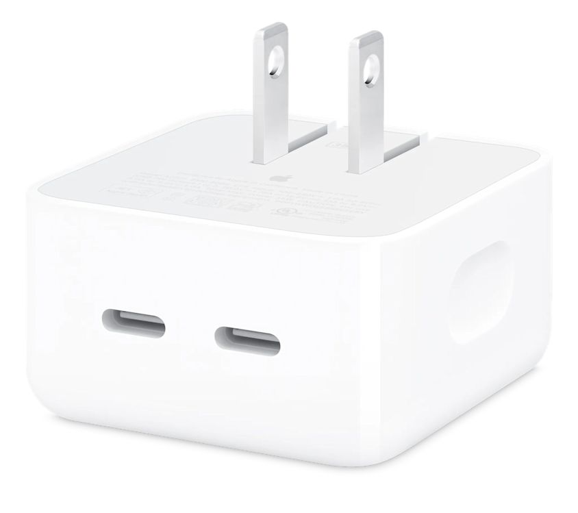 Buy Dual USB-C Port Power Adapter | Apple with Klarna Payment Options