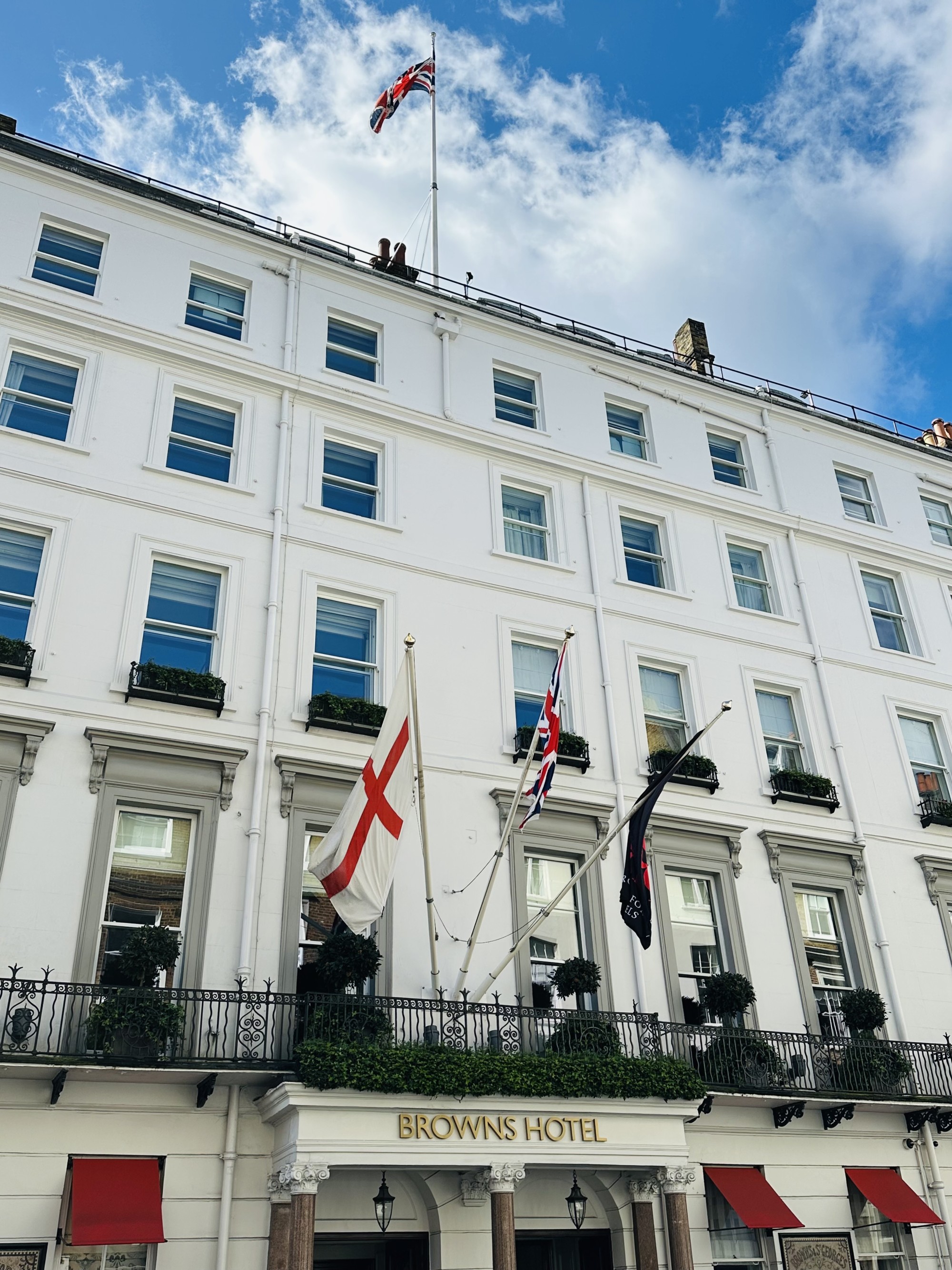 Site Inspection and Stay: Brown's Hotel, London