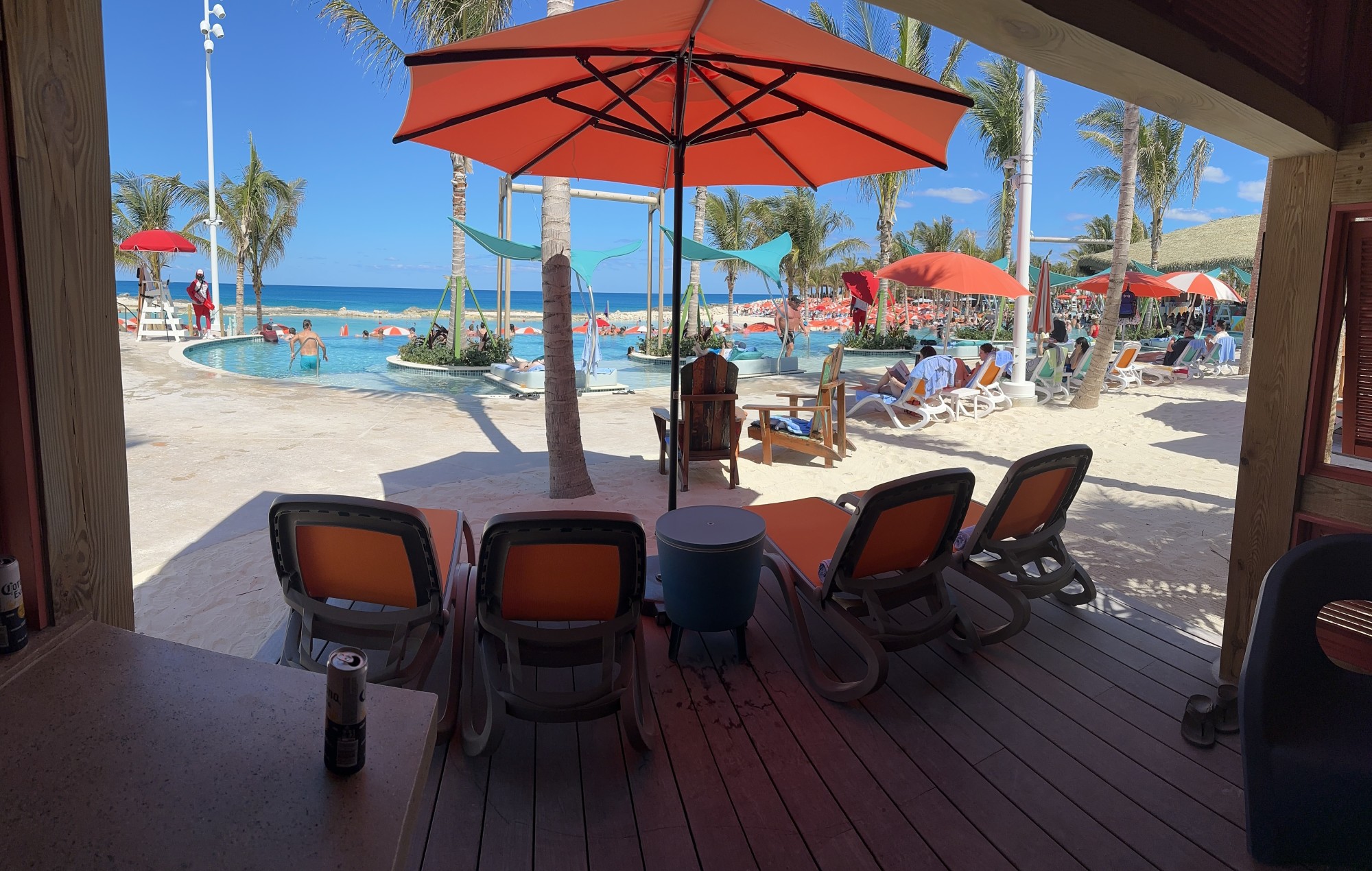 Exploring a Hideout Cabana at Hideaway Beach at CocoCay