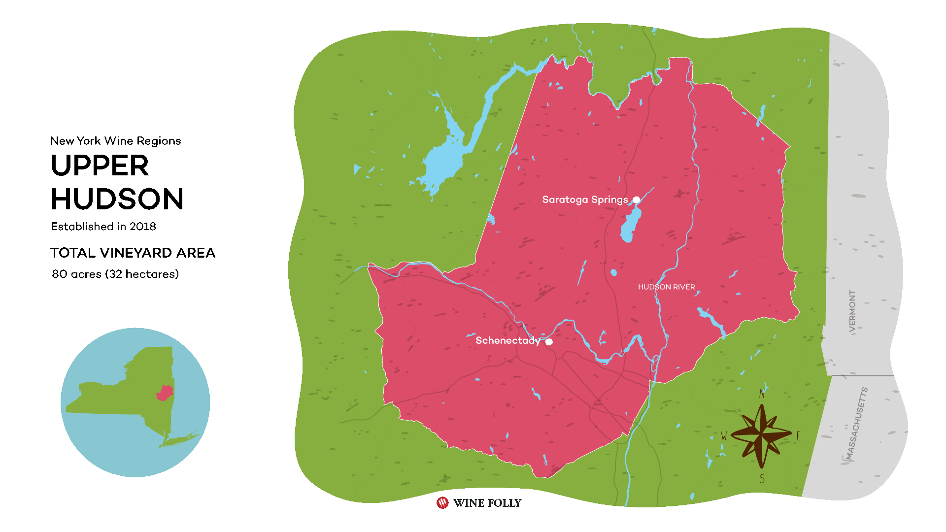 Upper Hudson AVA | New York Wine Regions | Wine Folly