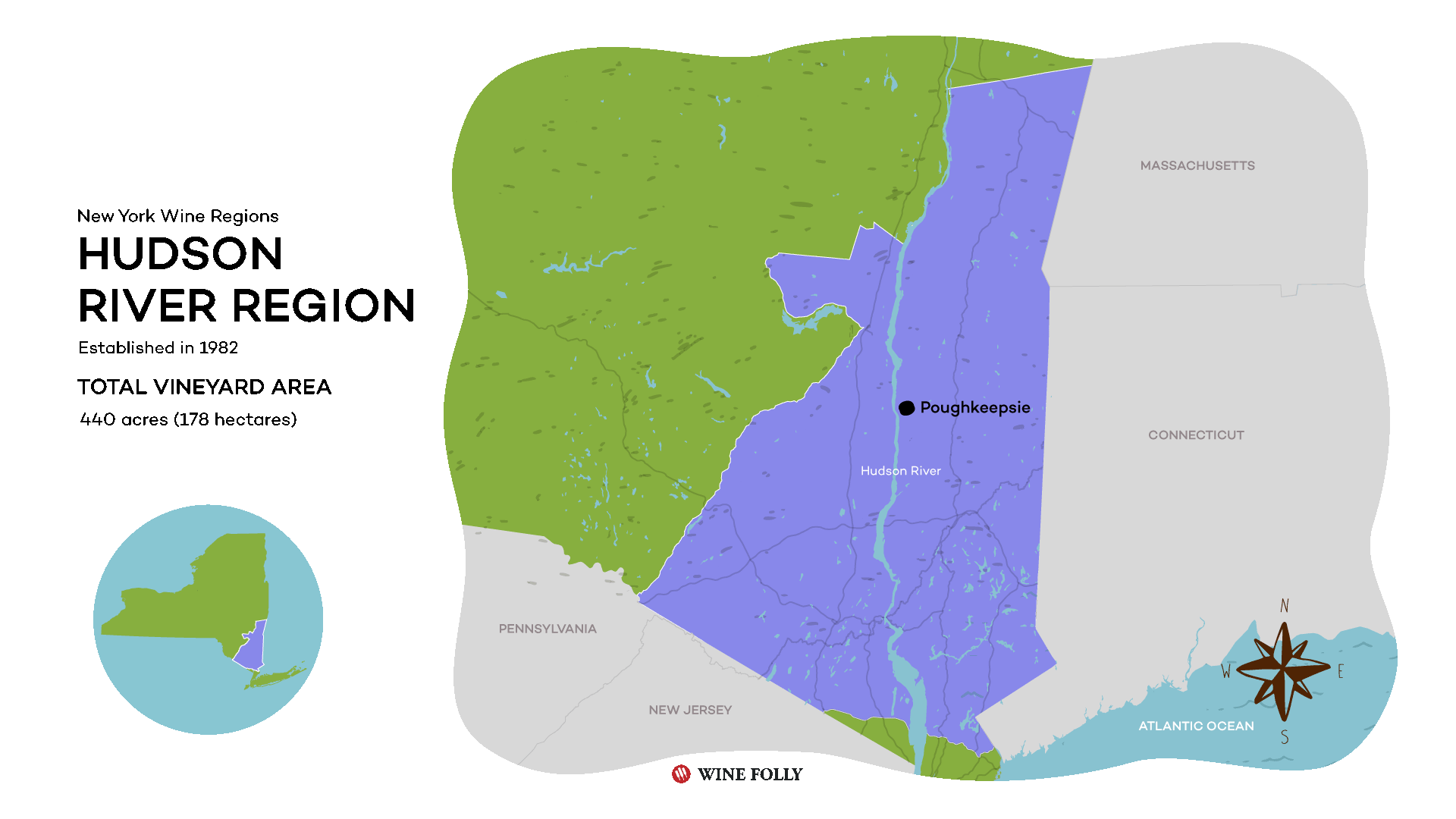 Hudson River AVA | New York Wine Regions | Wine Folly