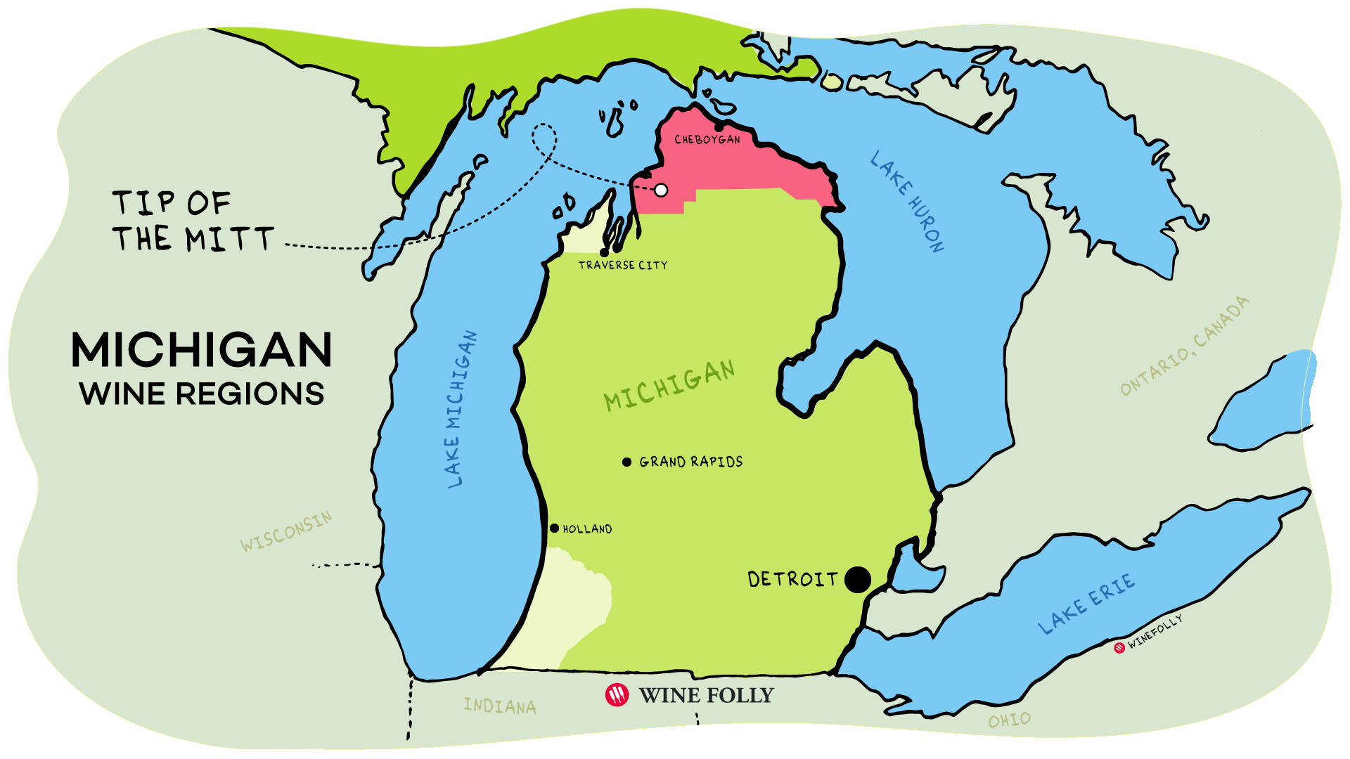Tip of the Mitt AVA | Michigan Wine Regions | Wine Folly