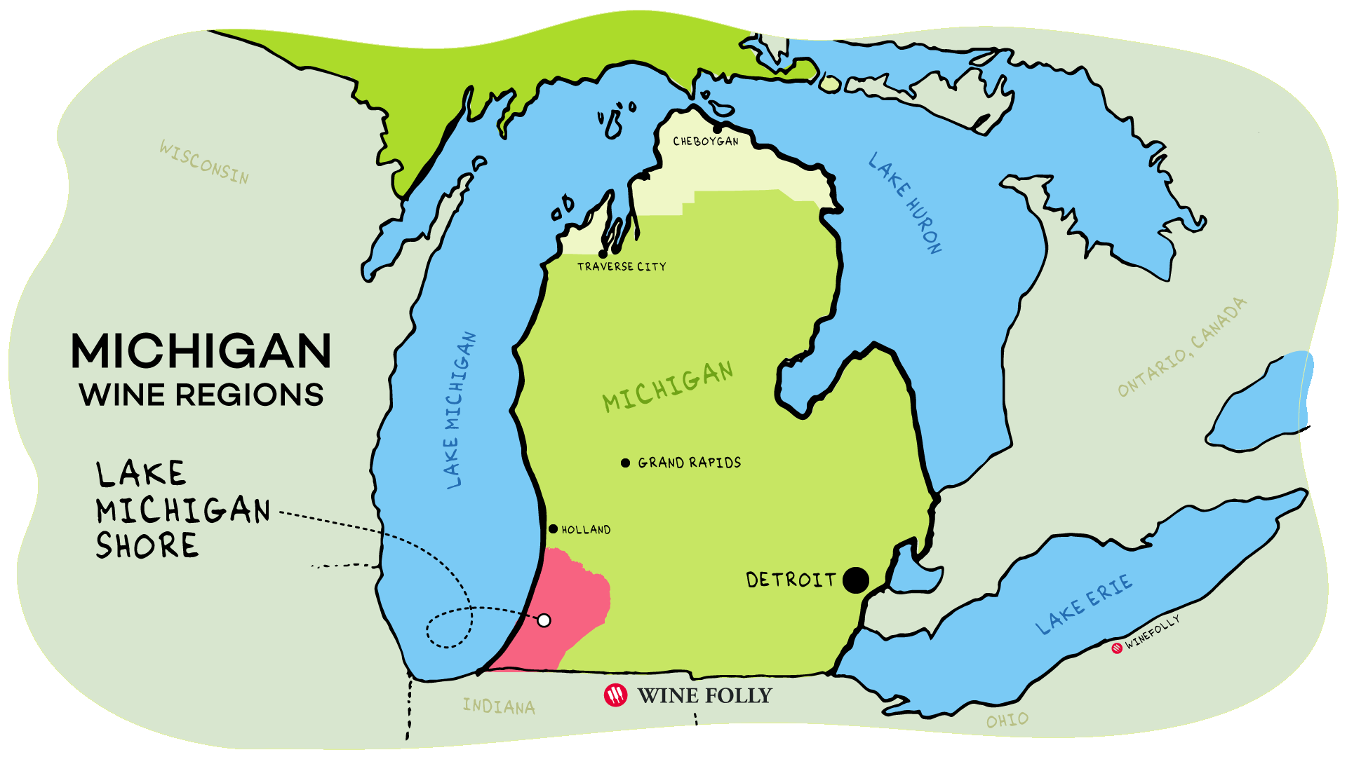 Lake Michigan Shore AVA | Michigan Wine Regions | Wine Folly