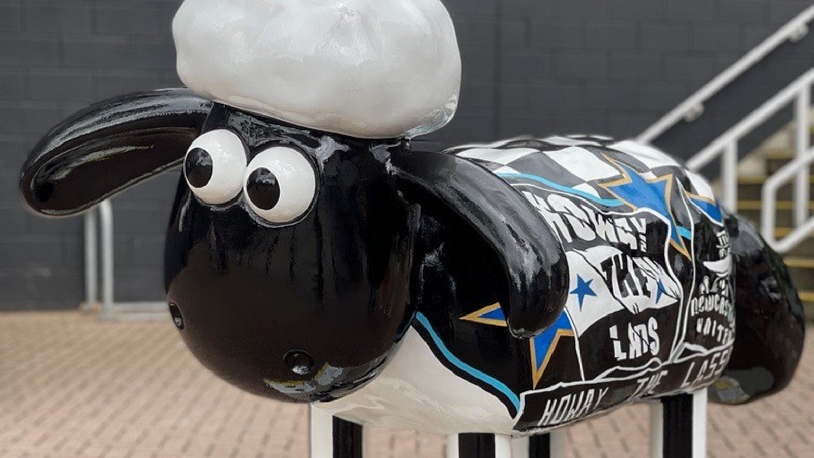 Wor Shaun unveiled at St. James' Park as Shaun the Sheep on the Tyne ...