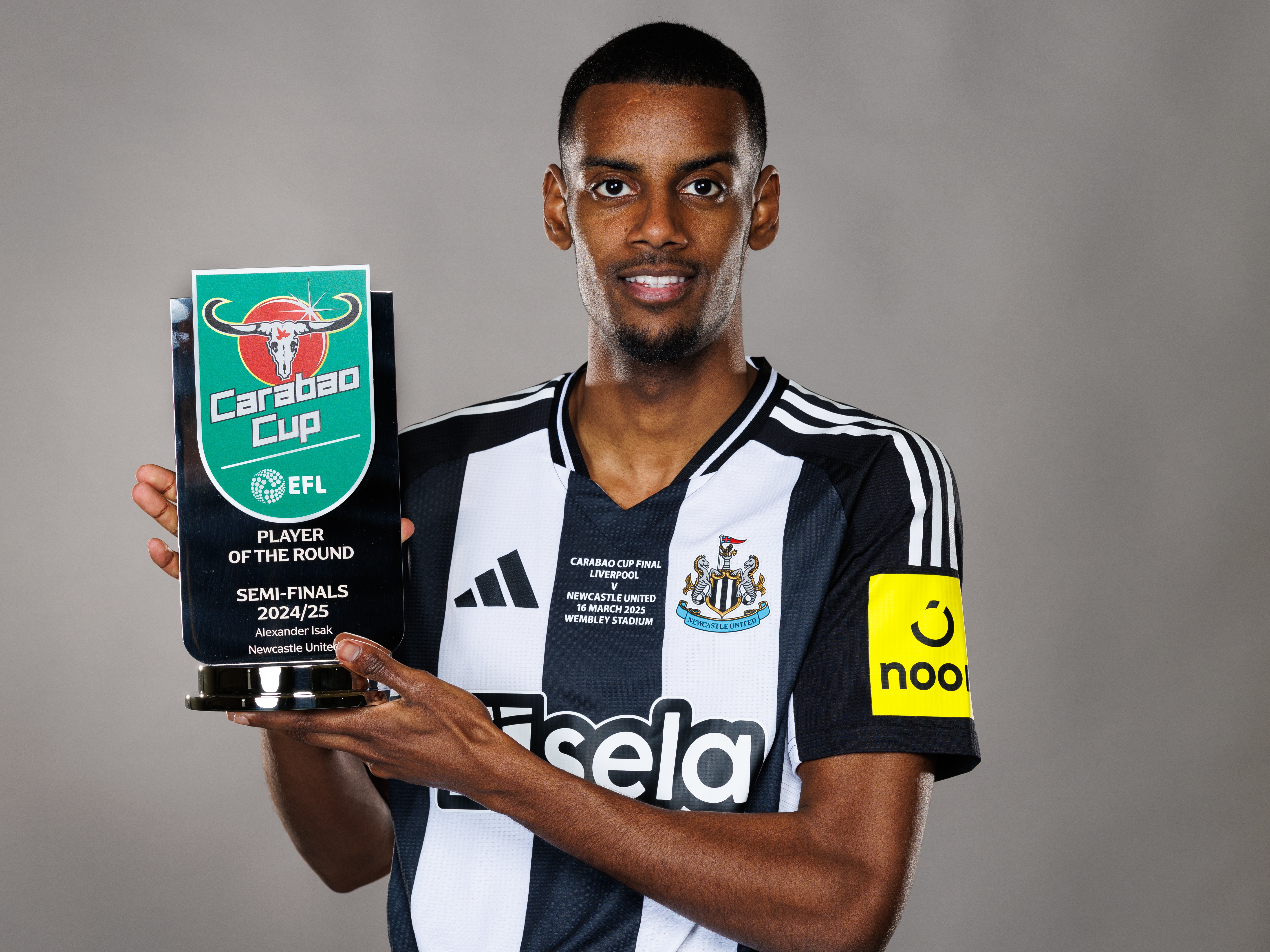 Isak named Carabao Cup Player of the Round after semi-final exploits ...