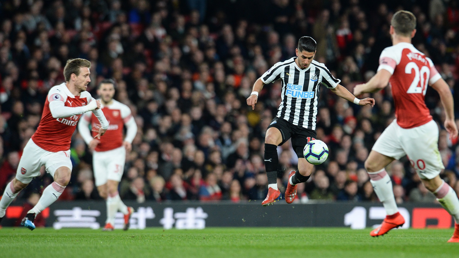 Arsenal 1 Newcastle United 0 - Newcastle United