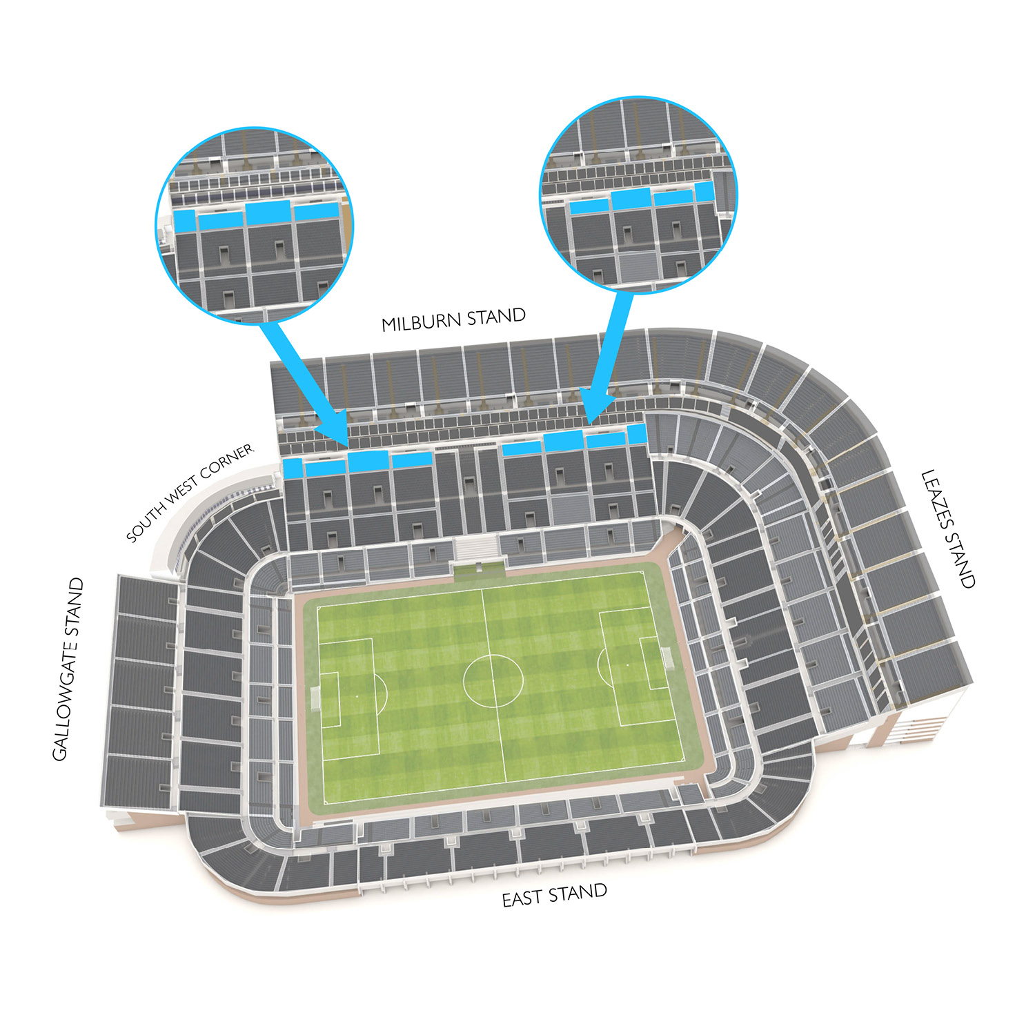Barracks Single Match Hospitality. - Newcastle United