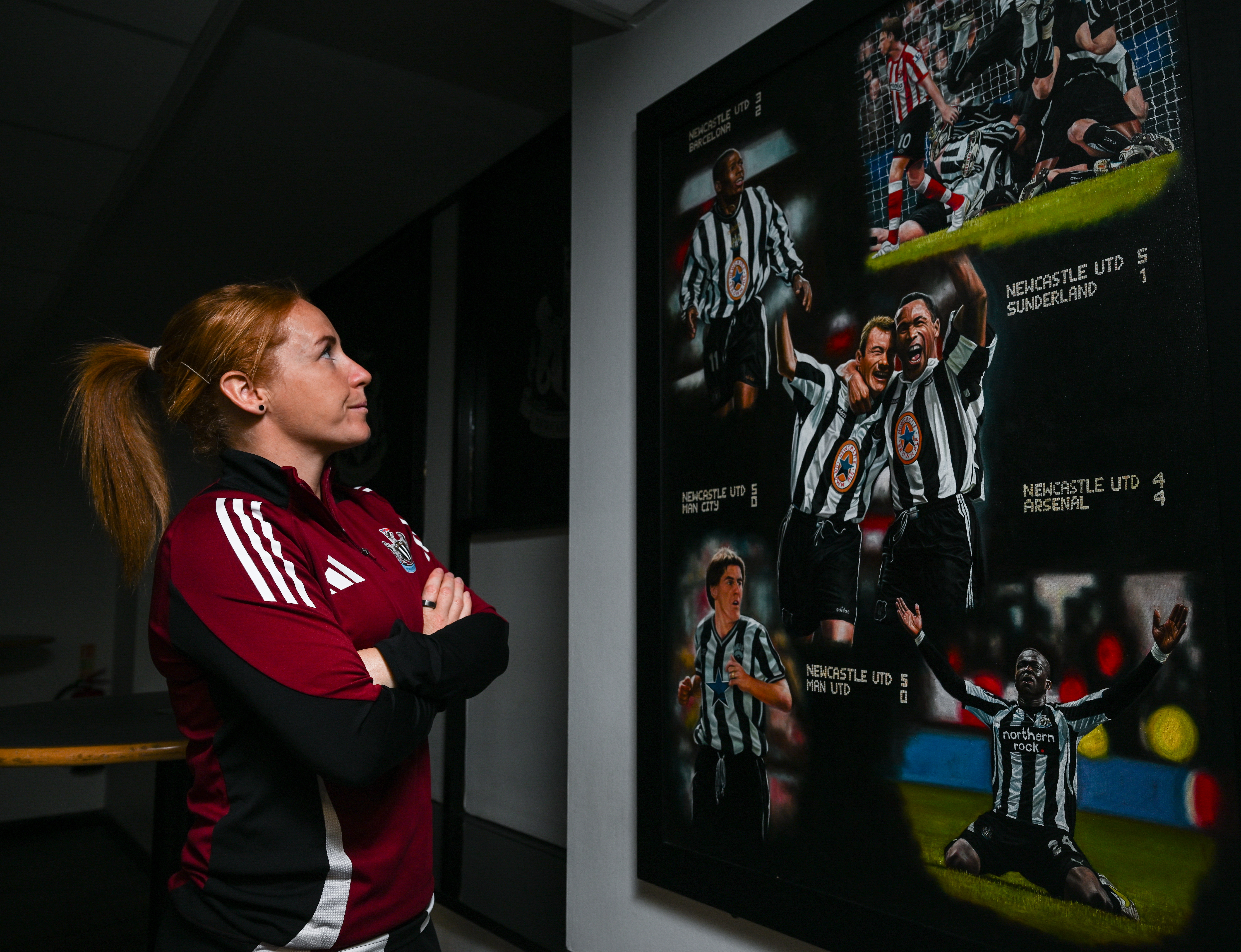 In pictures: Rachel returns to United - Newcastle United