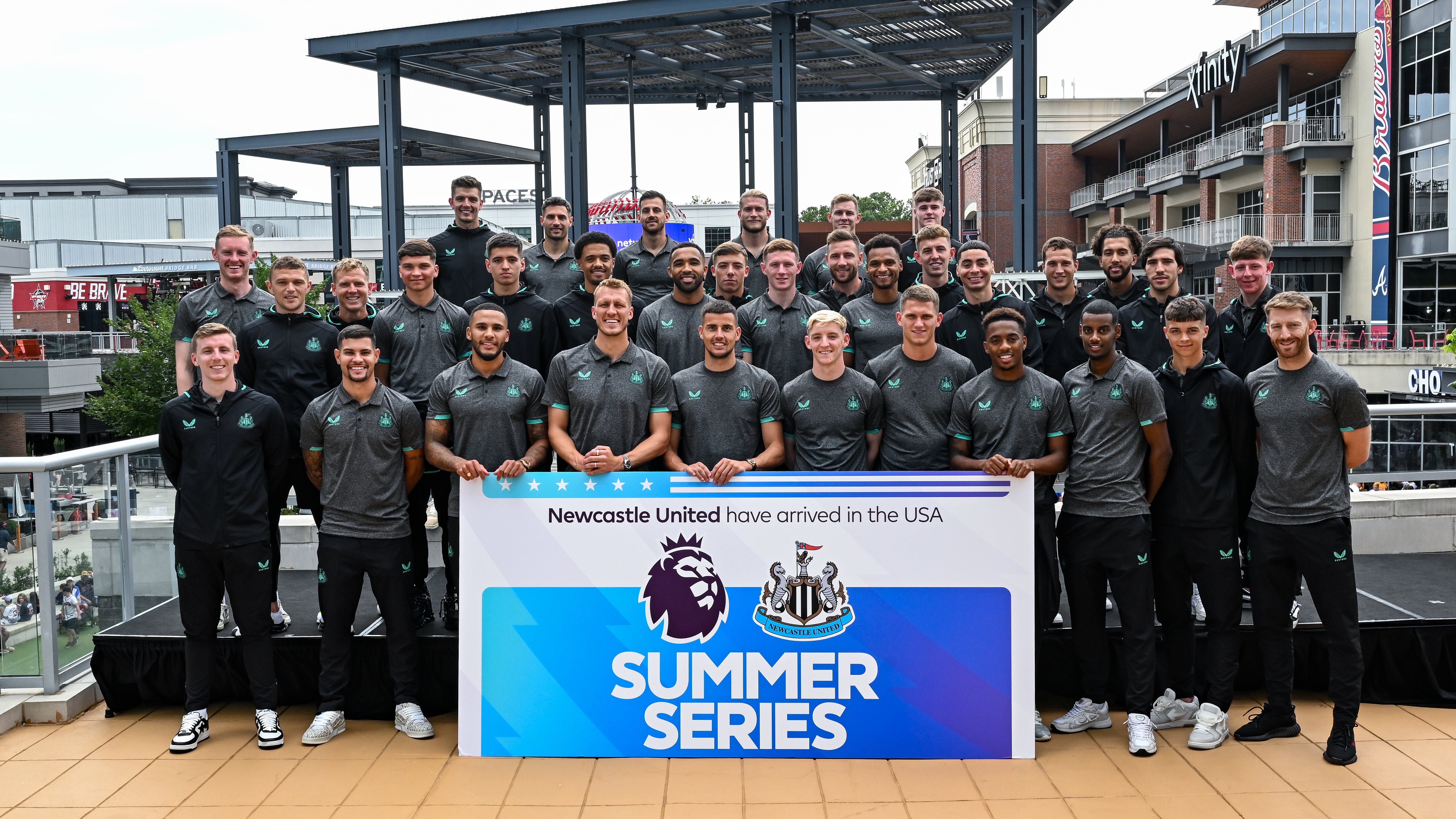 Magpies arrive in Atlanta for Premier League Summer Series - Newcastle ...