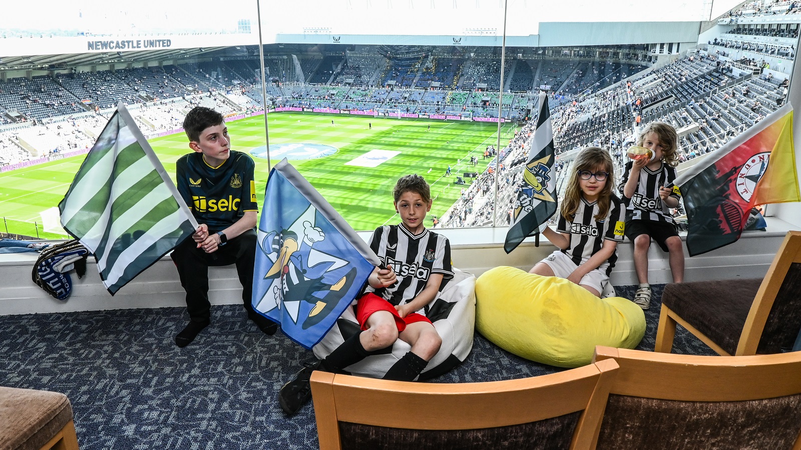 Wor Flags gesture to connect sensory room users with St. James' Park ...