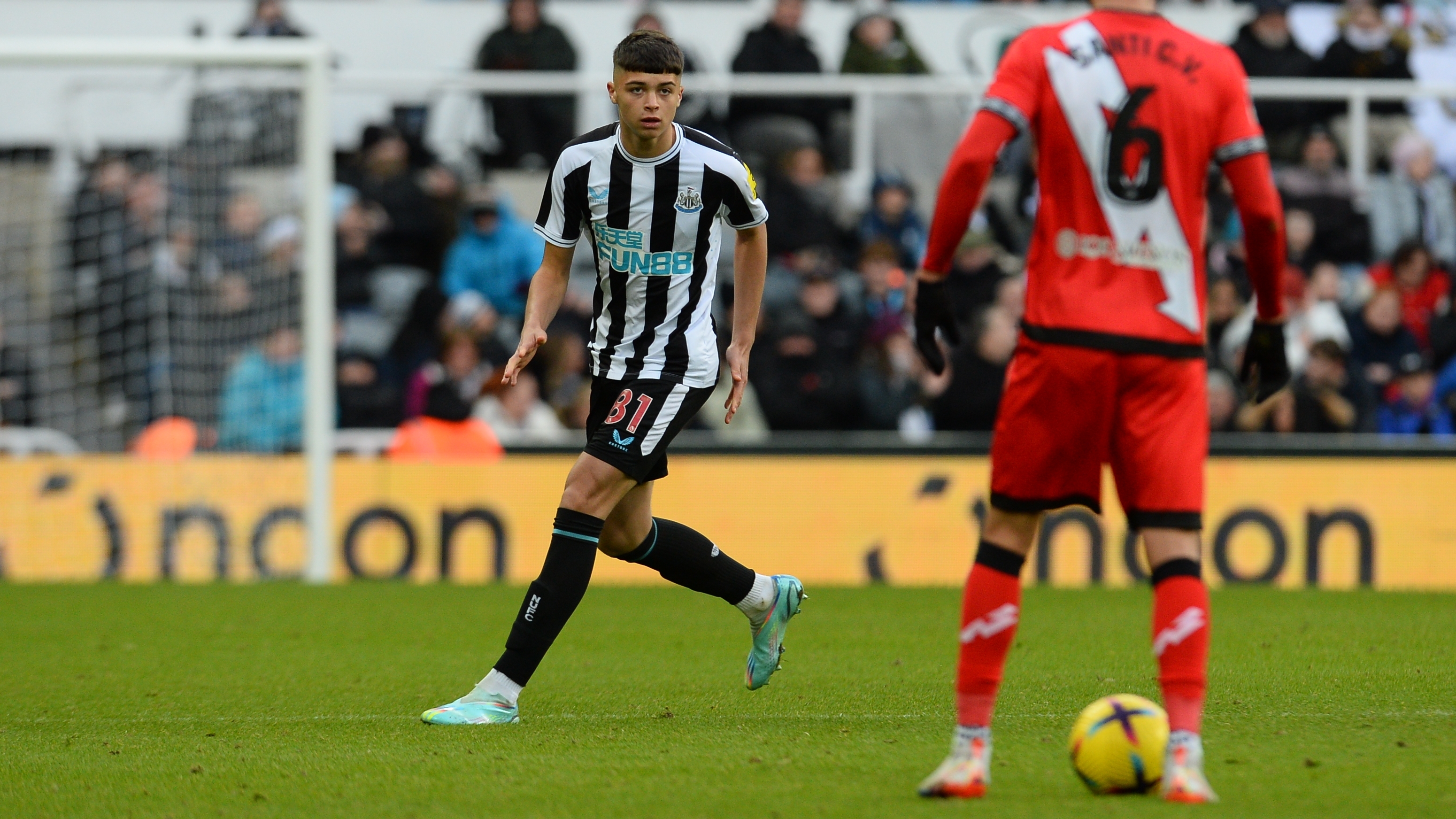 All smiles for Miley after senior home debut - Newcastle United