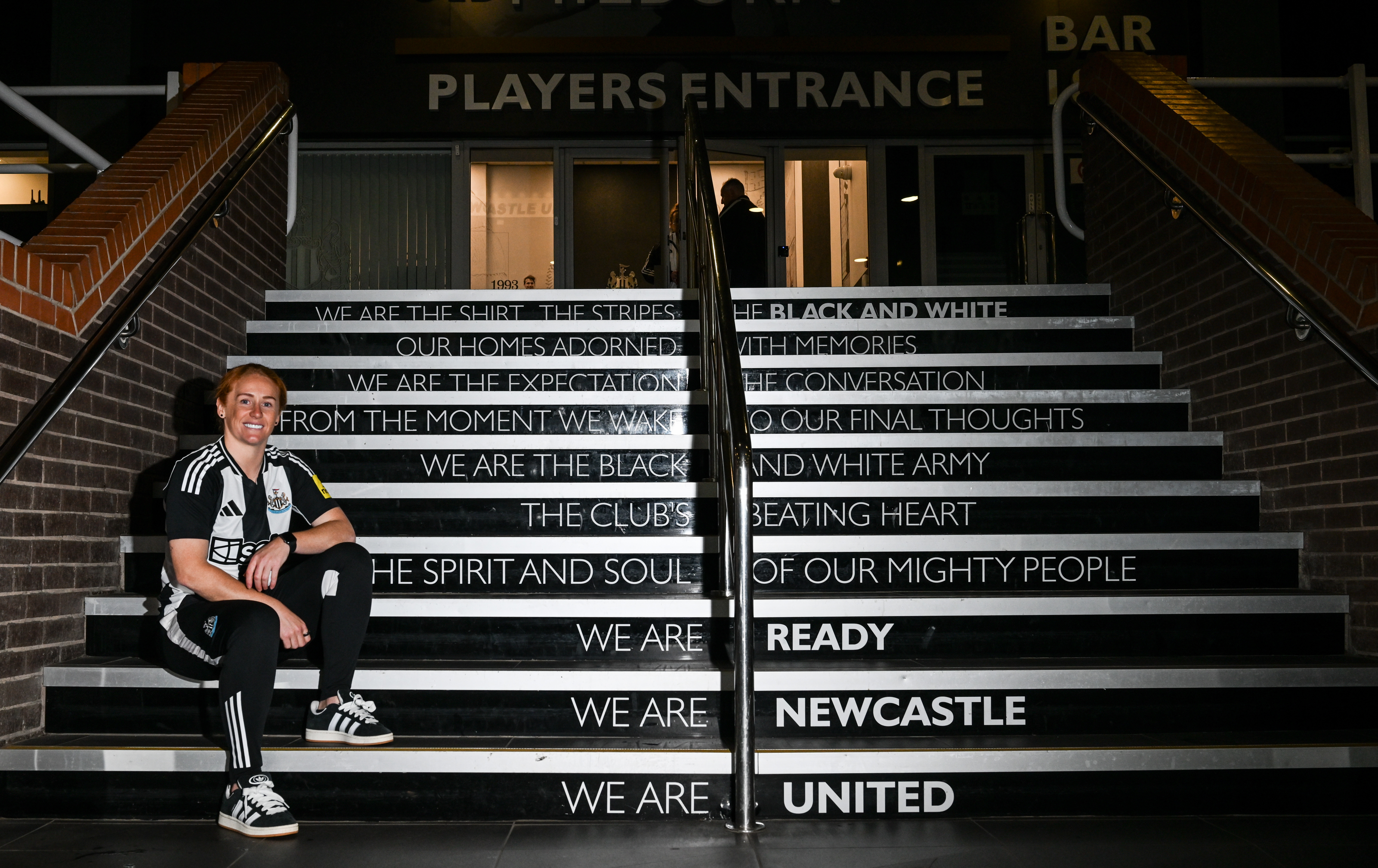 In pictures: Rachel returns to United - Newcastle United