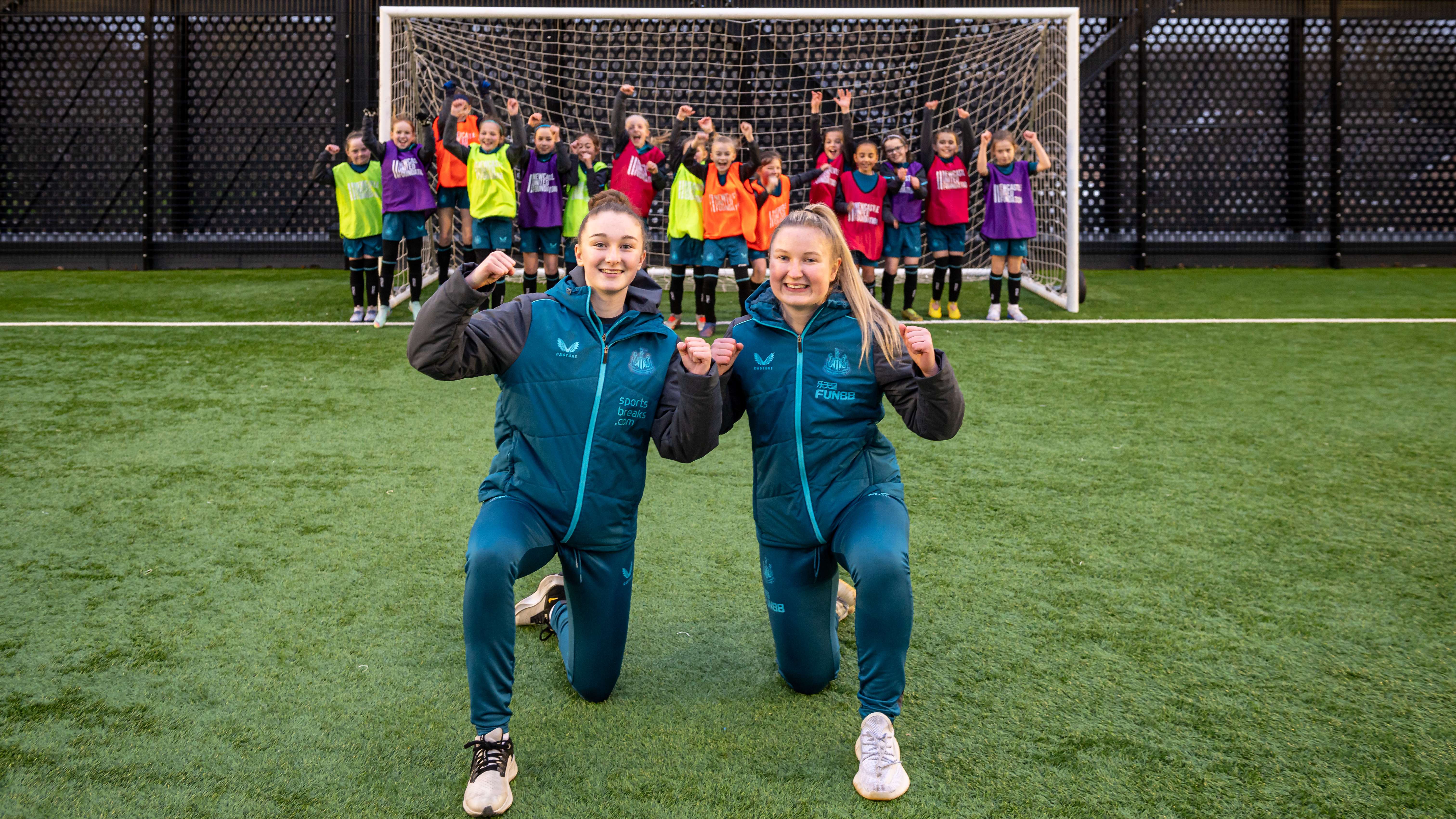 Foundation inspire next generation with Newcastle United Women on ...