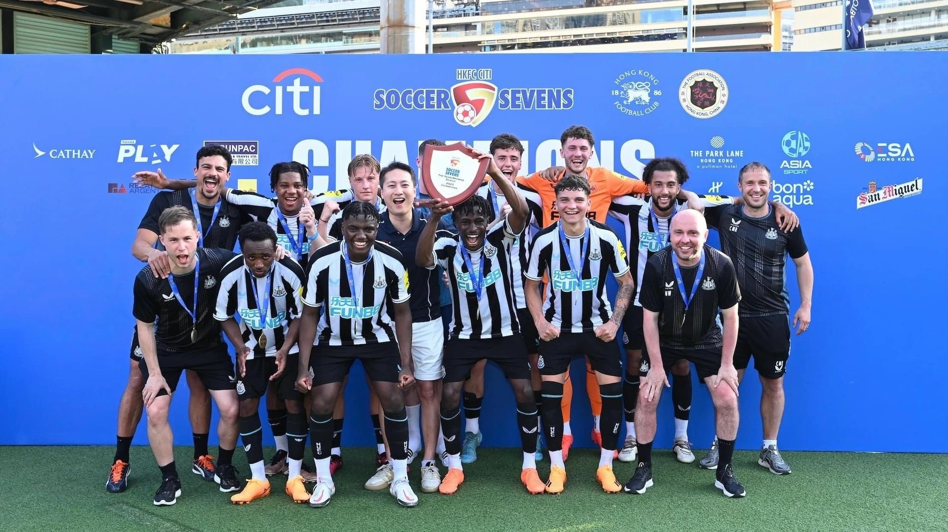 Young Magpies win Main Shield at Hong Kong Soccer Sevens - Newcastle United
