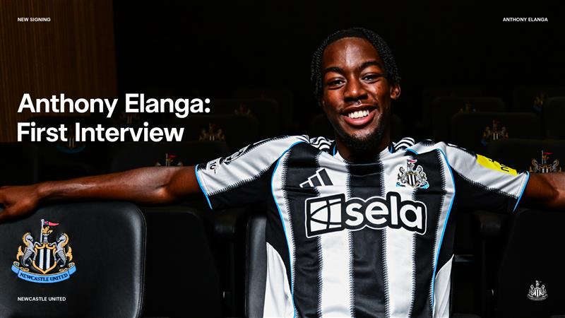 Anthony Elanga: First Interview - Newcastle United