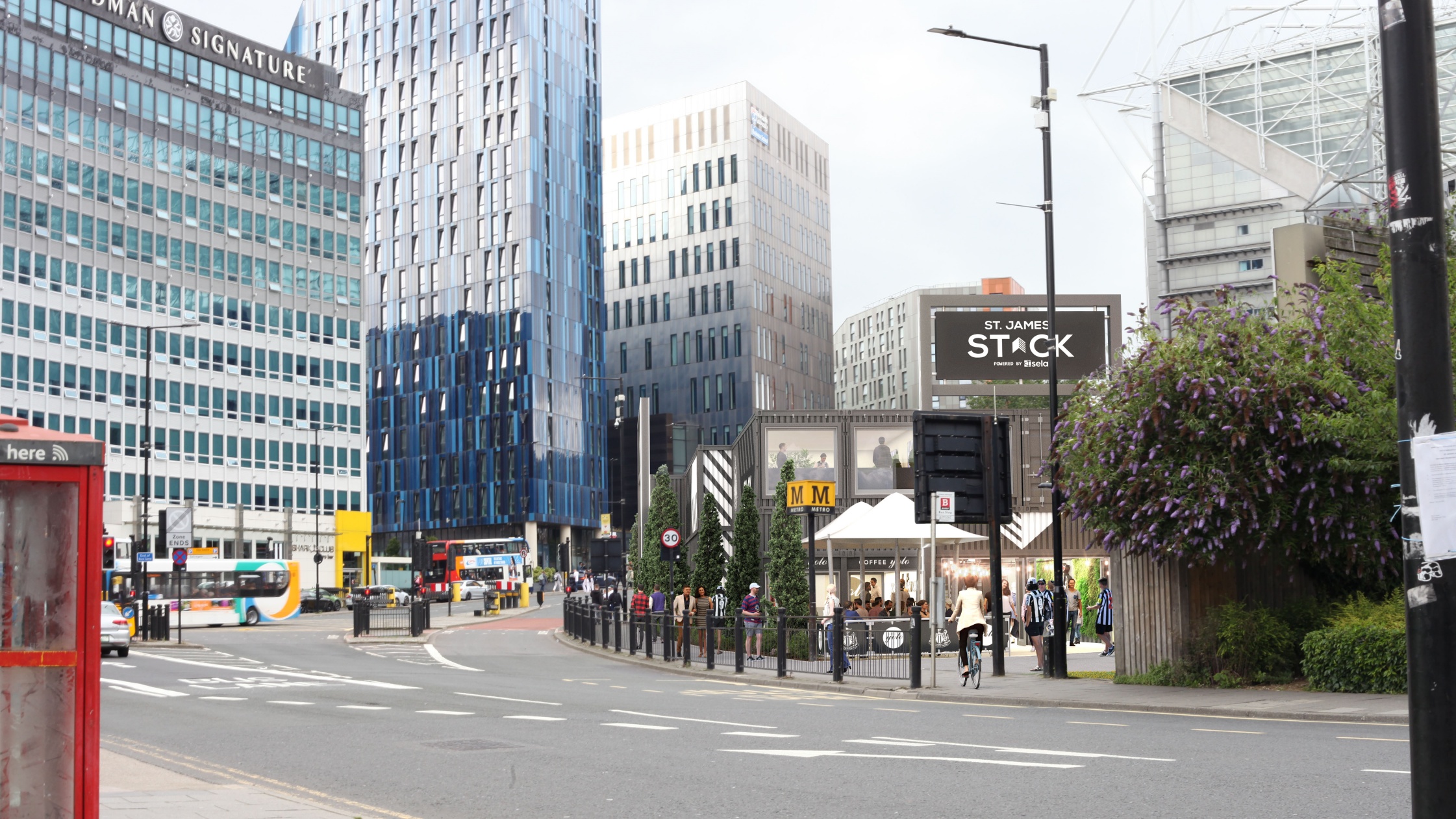 St. James' STACK, powered by Sela - Newcastle United