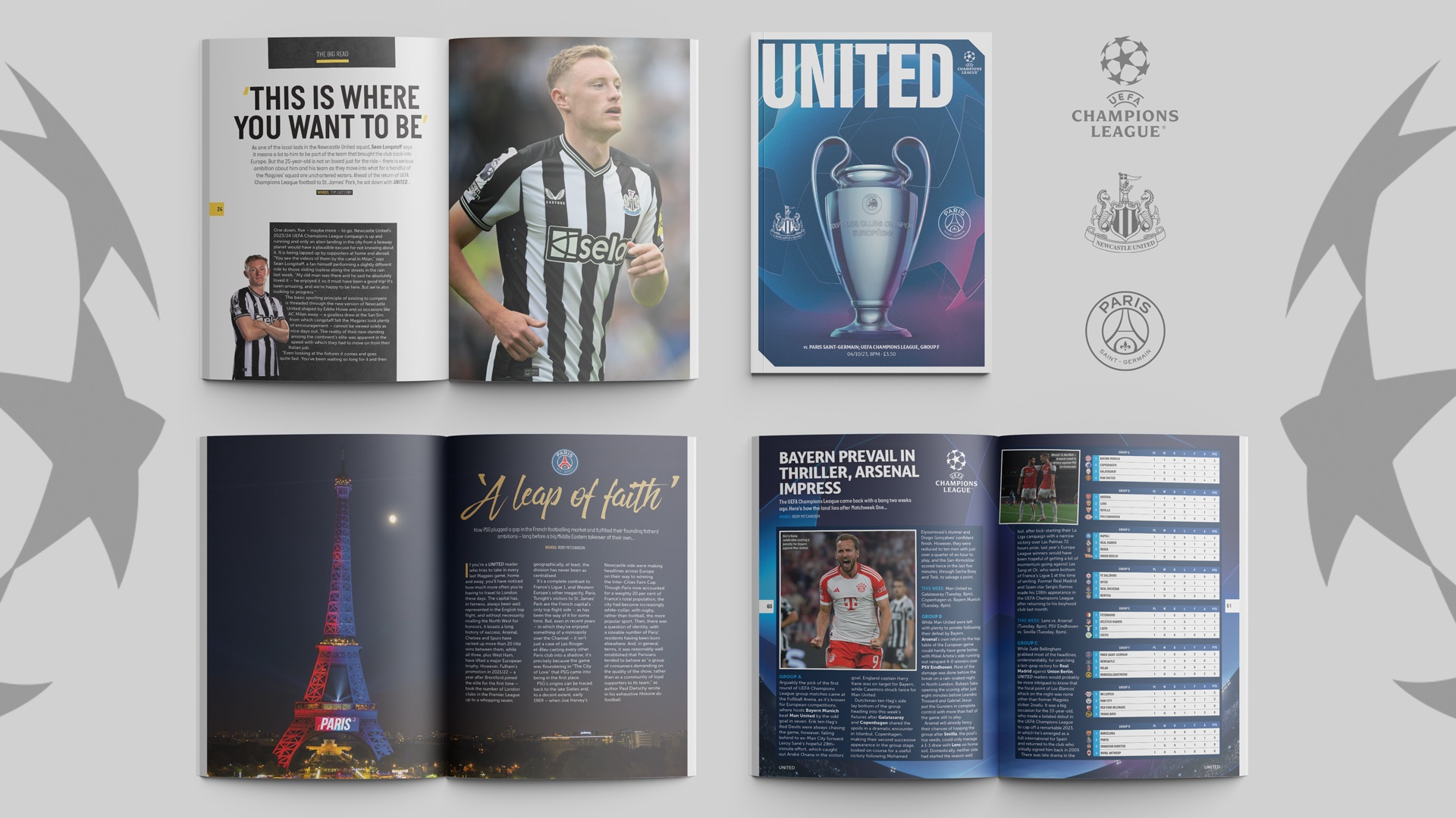 Souvenir programme available for Wednesday's big game - Newcastle United