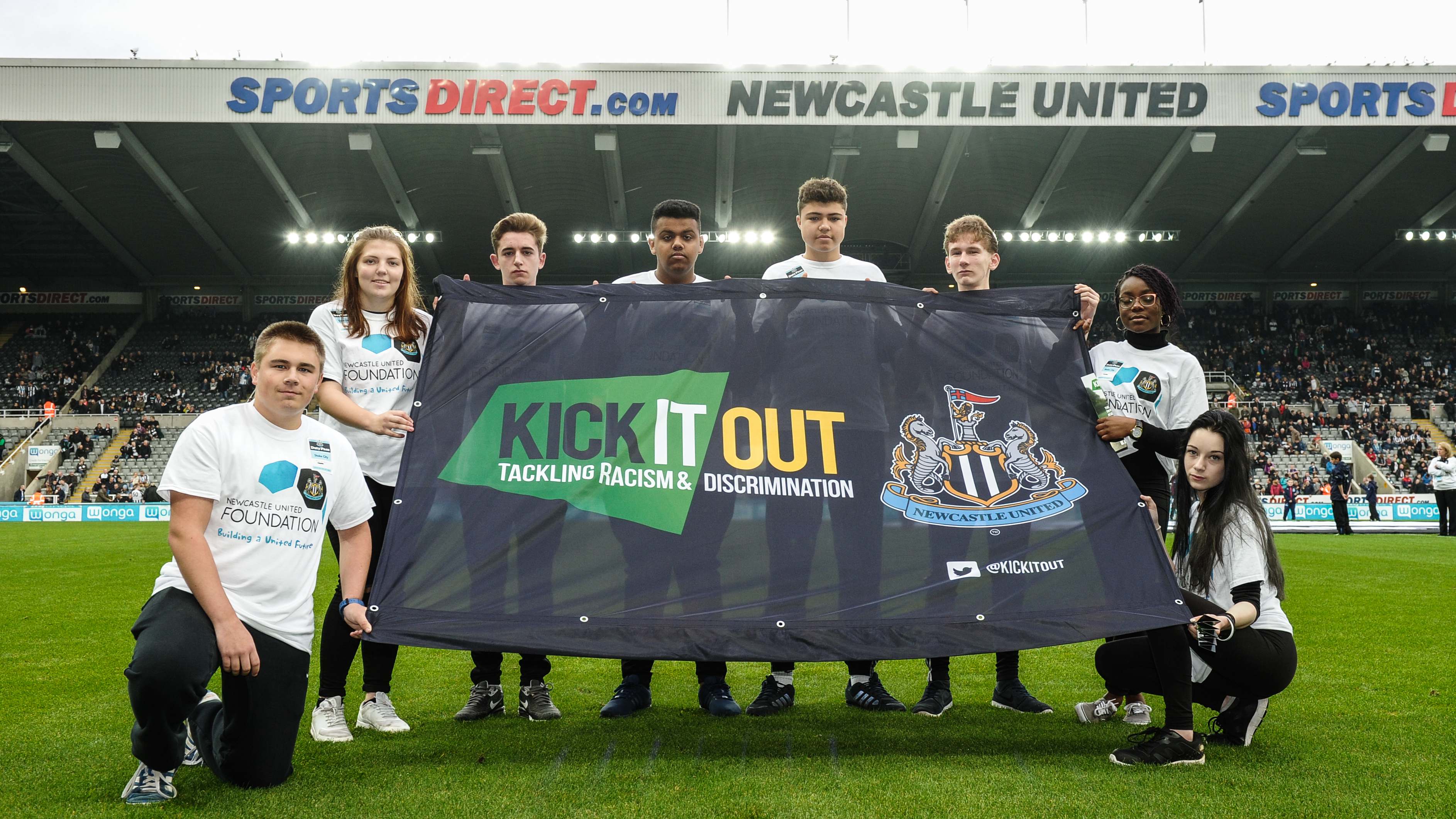 United supports Kick It Out - Newcastle United