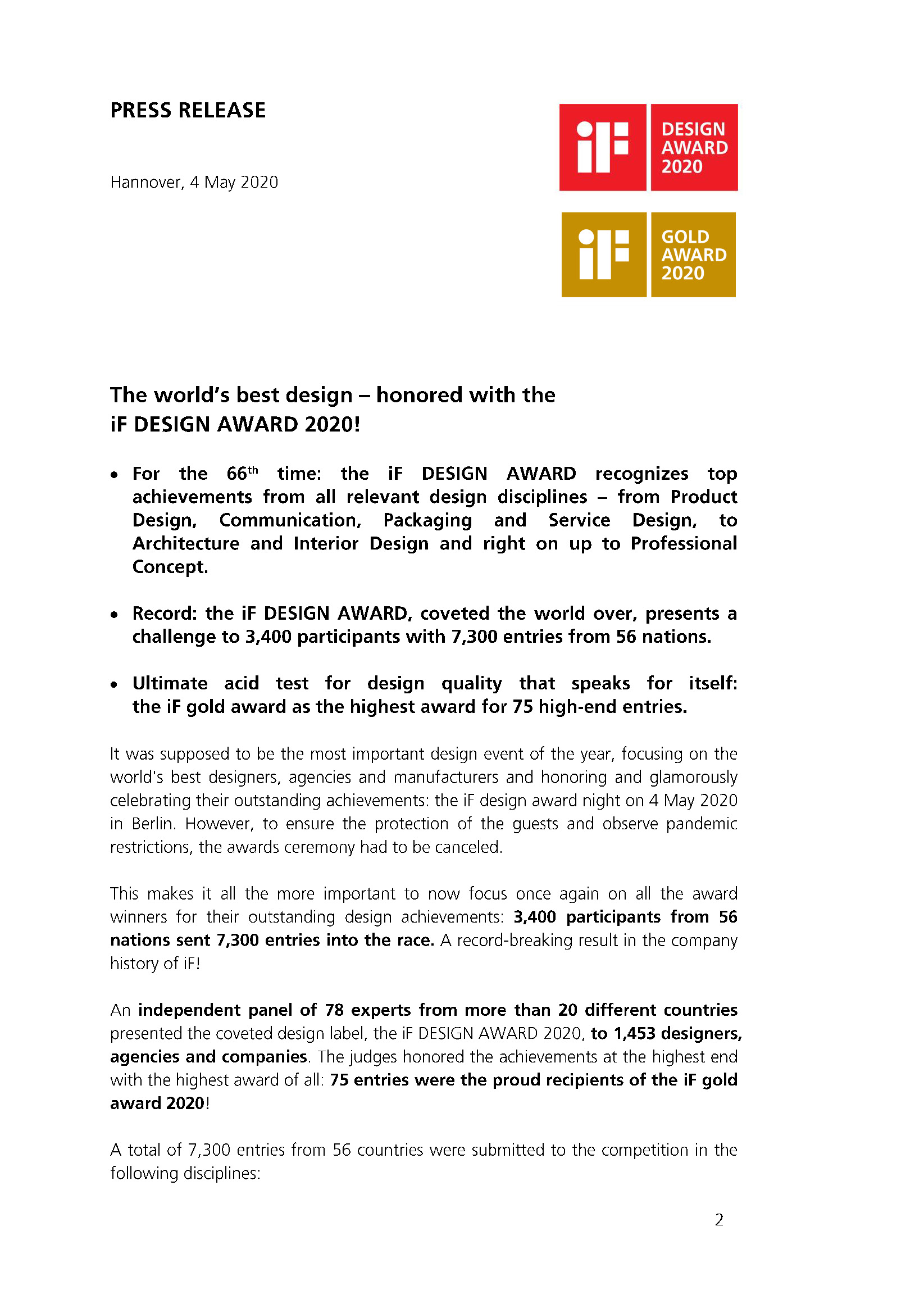 iF Design - The world’s best design – honored with the iF DESIGN AWARD ...