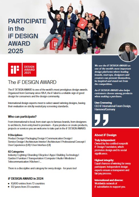 If Design Award Logo IF Design Award 2022: Another 3 Statues For