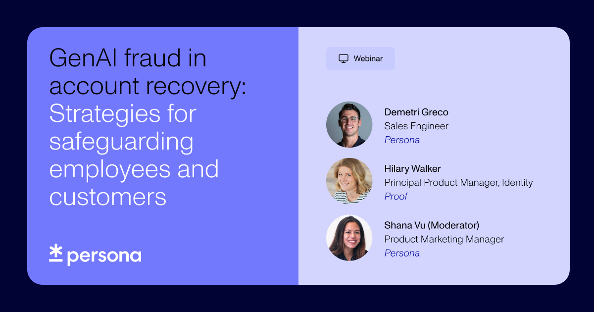GenAI fraud in account recovery: Strategies for safeguarding employees ...