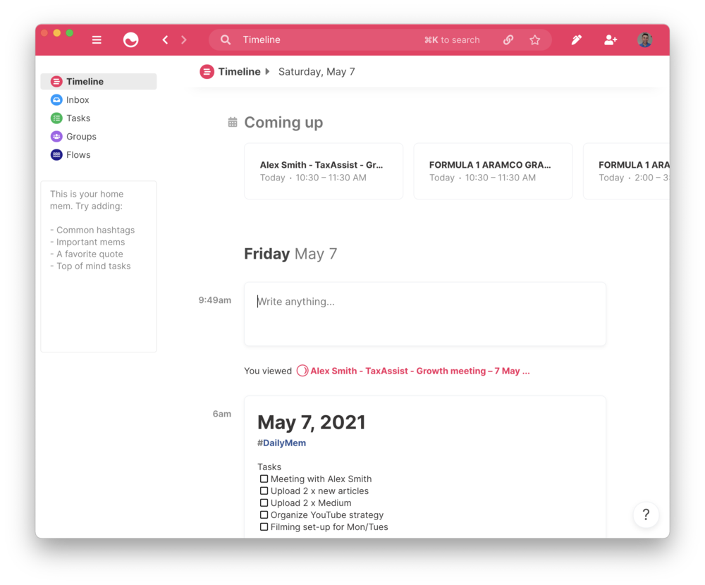 Mem: Key Features, Review & Alternatives