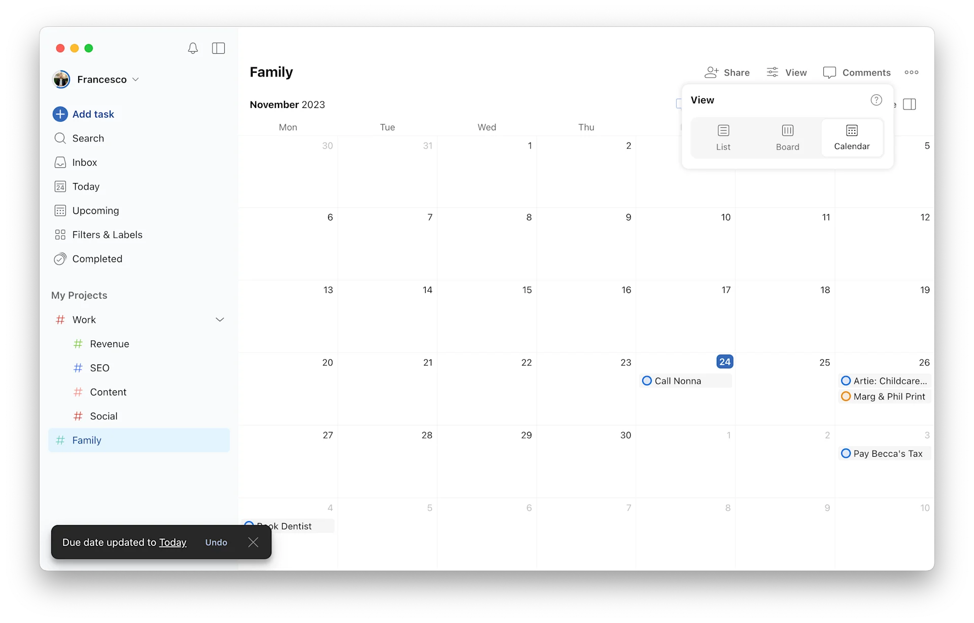 First Look: Todoist's New Calendar Feature First Look: Todoist's New Calendar Feature