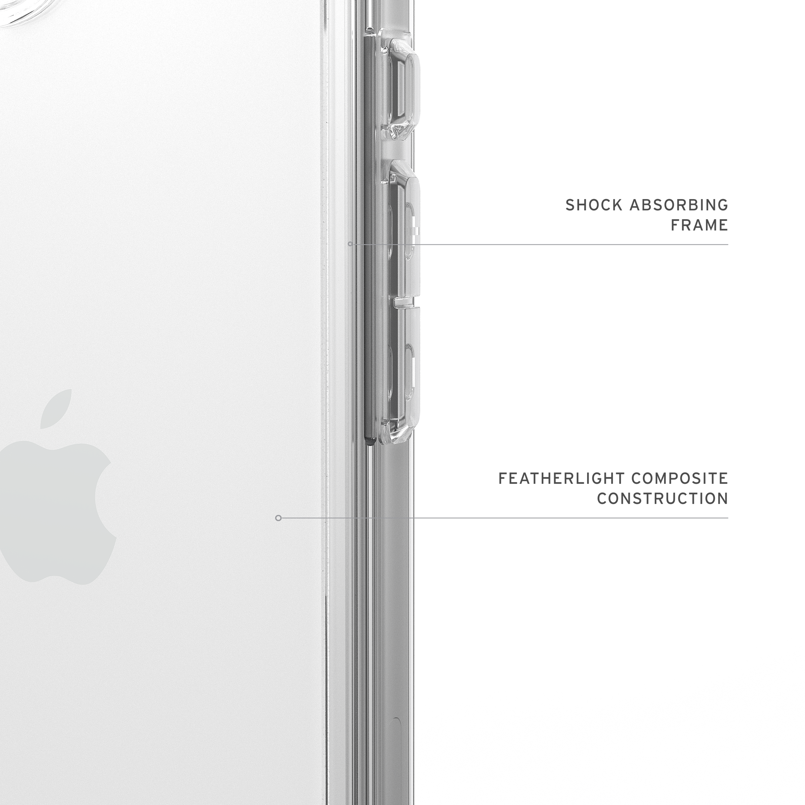 iPhone 16e Case Clear Plyo