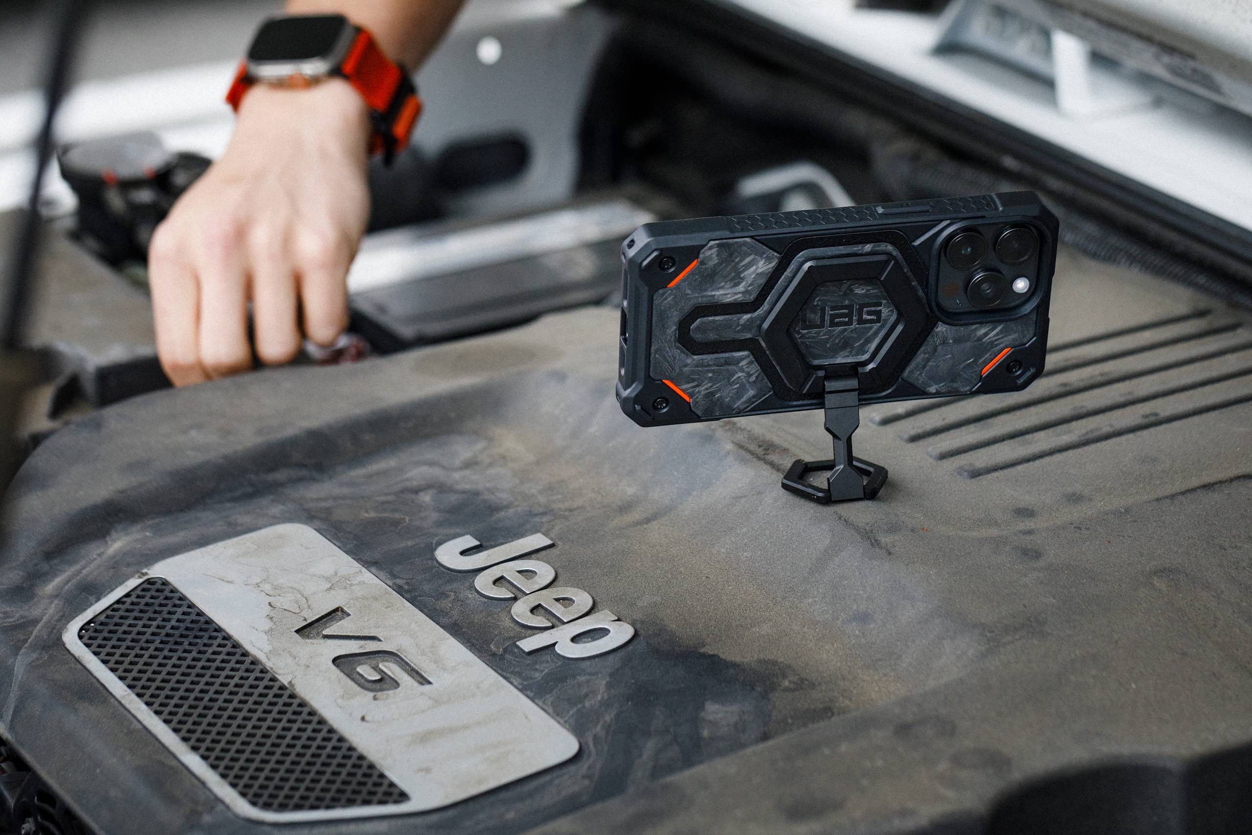 UAG Rugged Magnetic Phone Ring Holder Stand Rotating