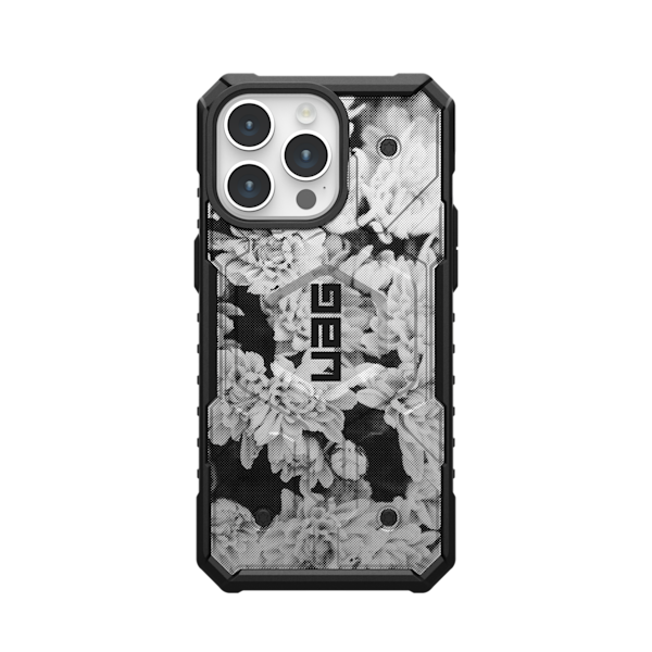 Pathfinder Case With MagSafe For Apple iPhone - Floral Neu - Grey