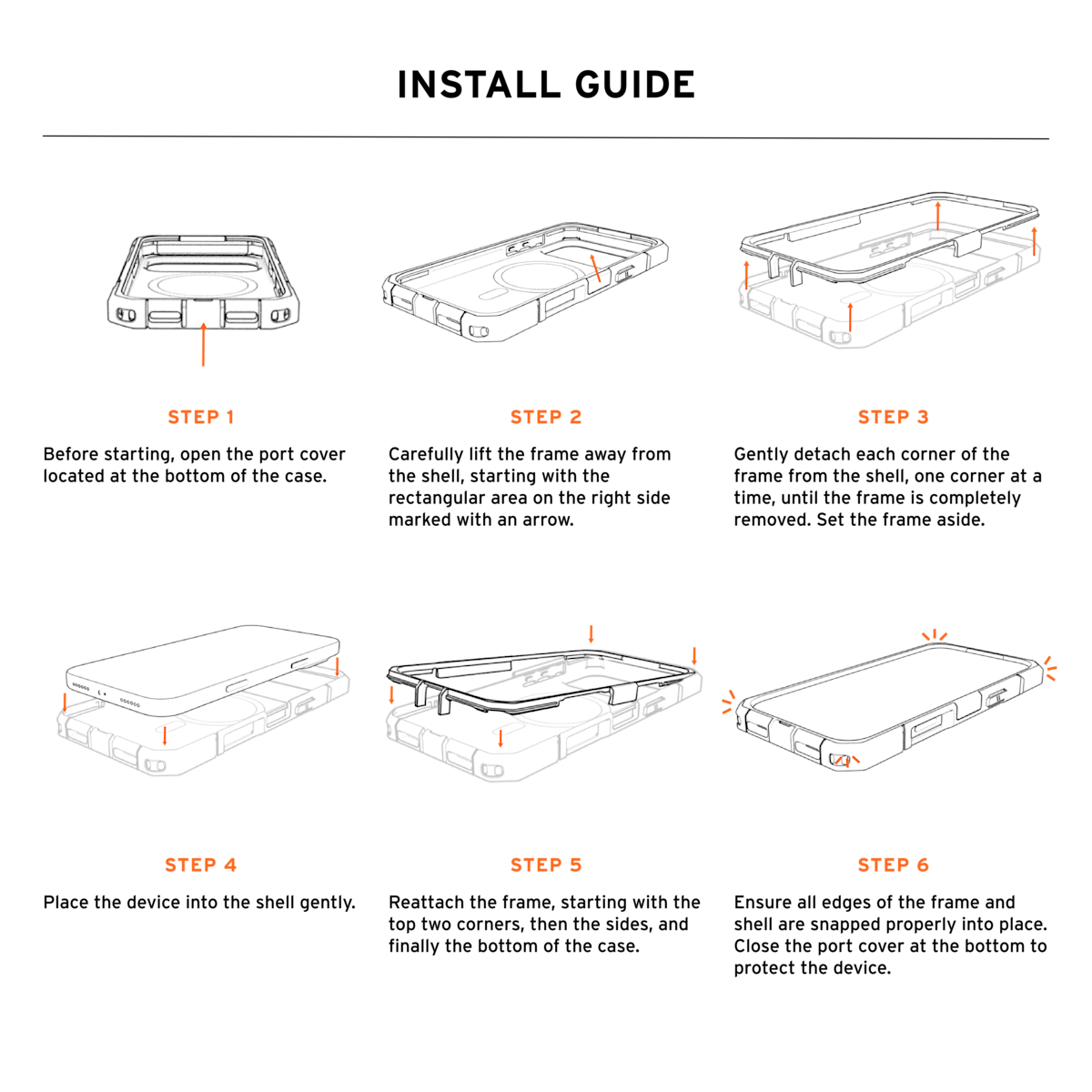 UAG iPhone 17 Case 30ft Drop Protection, Rugged 2-Piece Design, Dust ...