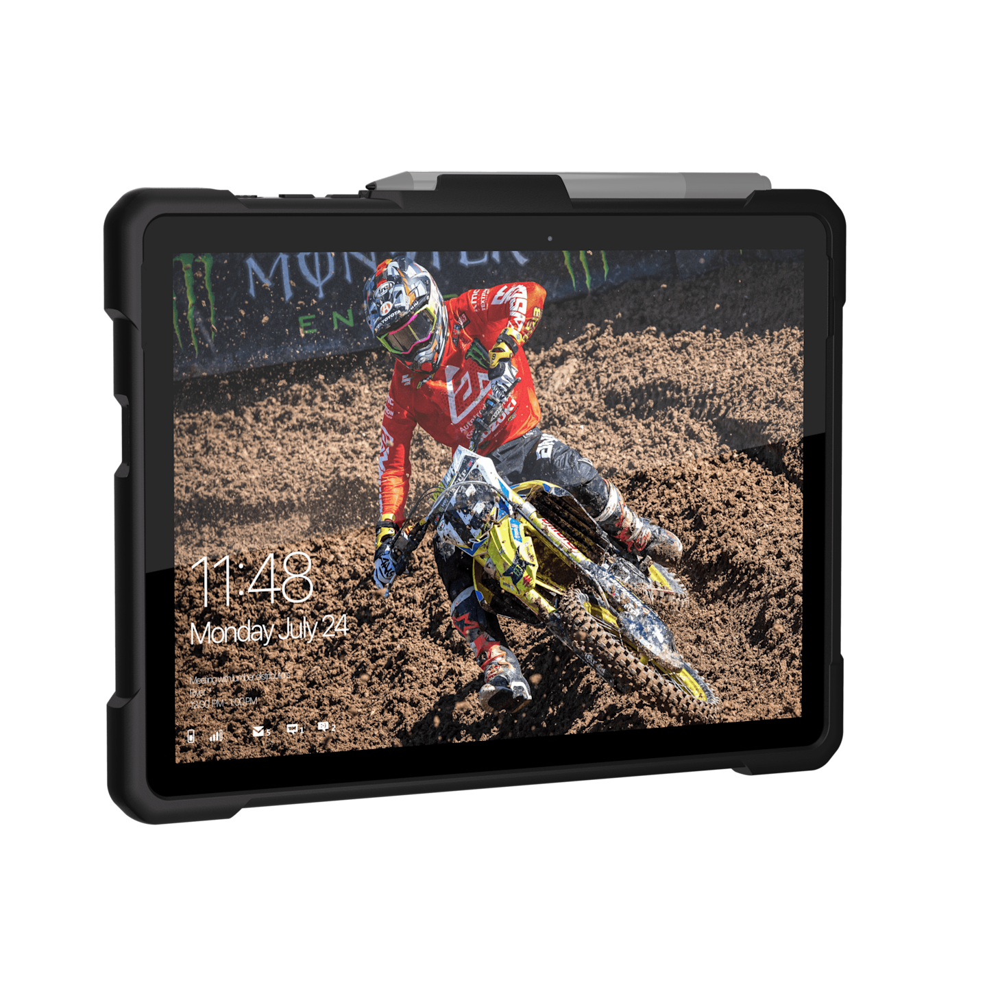 Microsoft Surface Go 2 with Hand Strap Case by UAG - Rugged & Slim Case