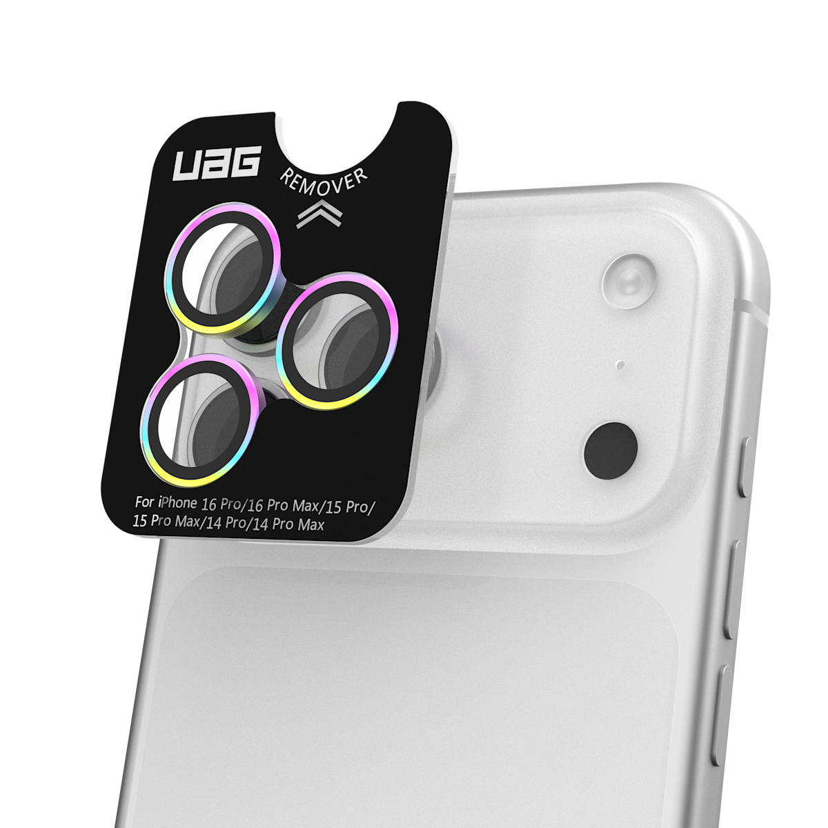 UAG Lens Shield for iPhone 17 Pro Max Aluminosilicate Glass, HD Clarity ...