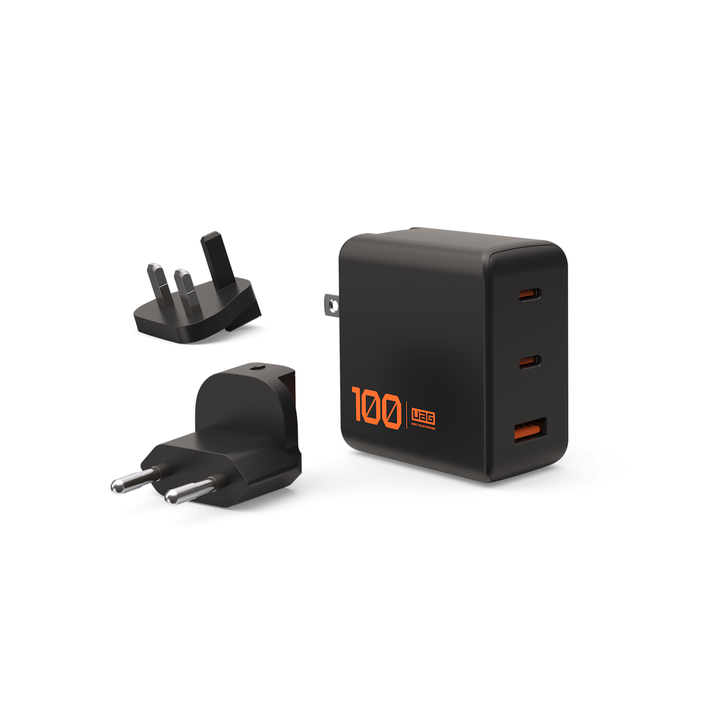 SRGE (WW) 100W 3 Port Wall Charger Compact Travel Friendly Quick Charge ...