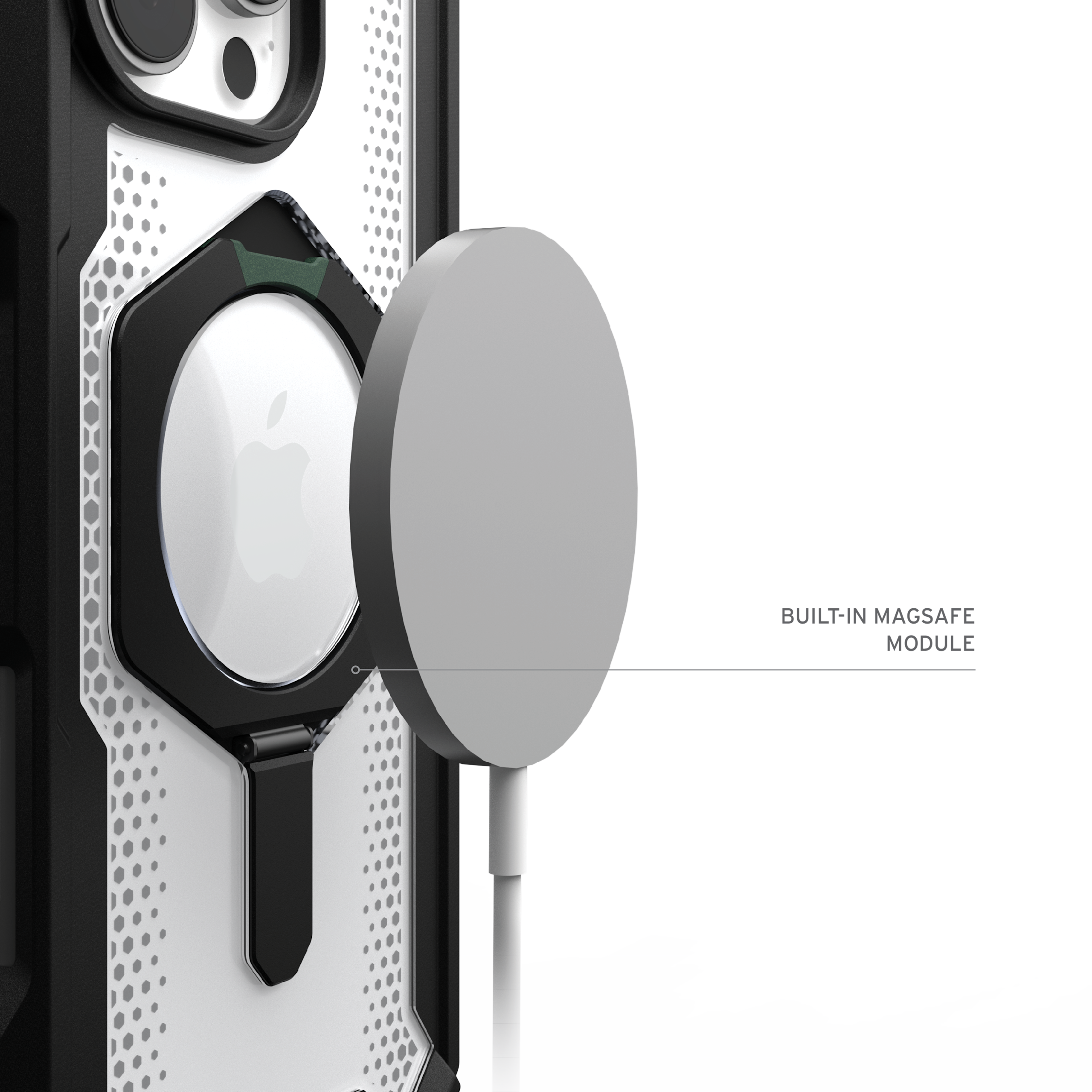 iPhone 16 Pro Max Case For MagSafe Built-in Kickstand Plasma XTE