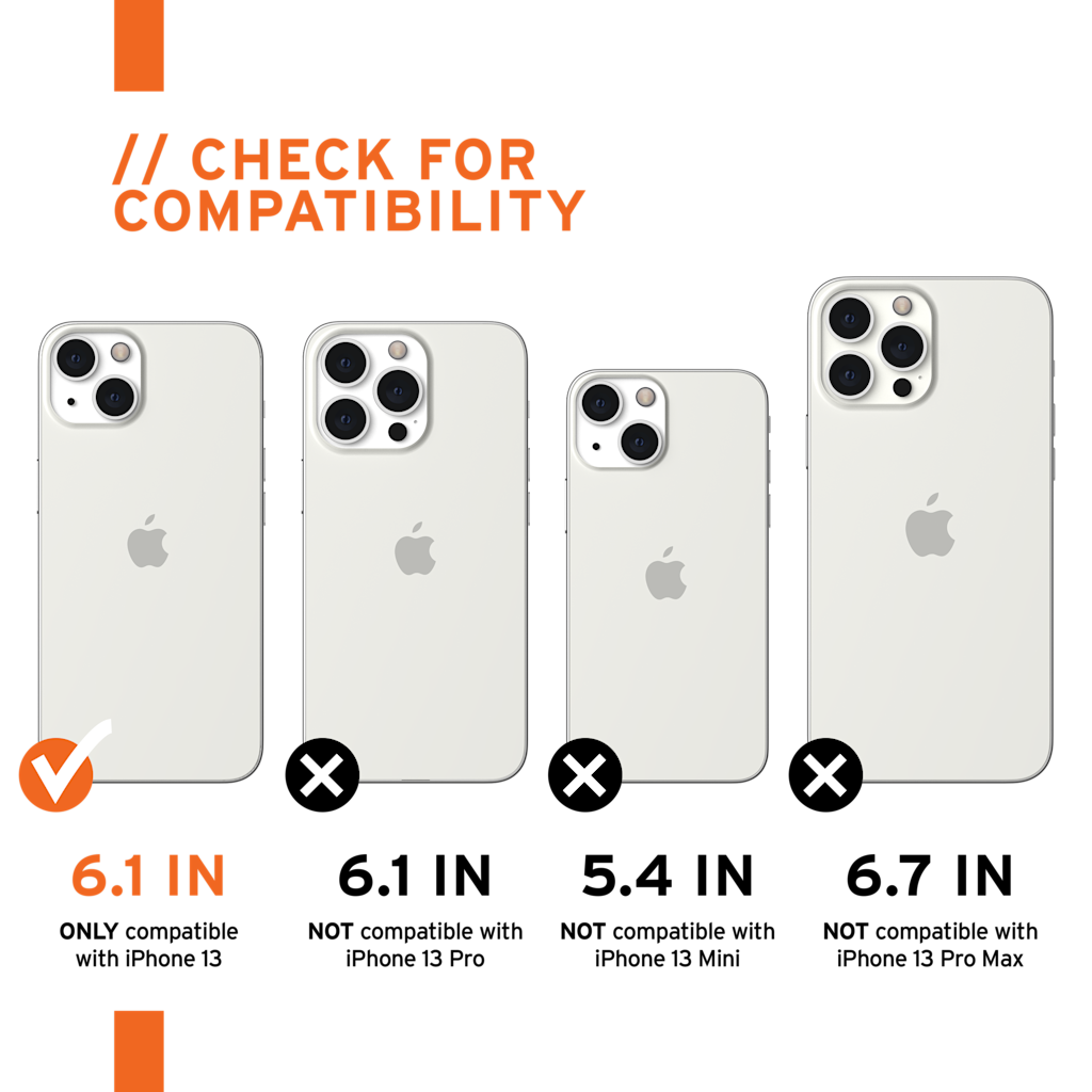 Funda ligera y resistente para iPhone 13