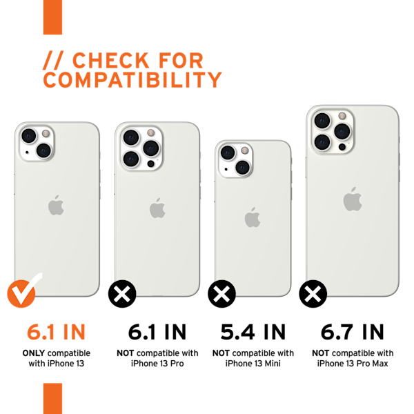 Funda ligera y resistente para iPhone 13