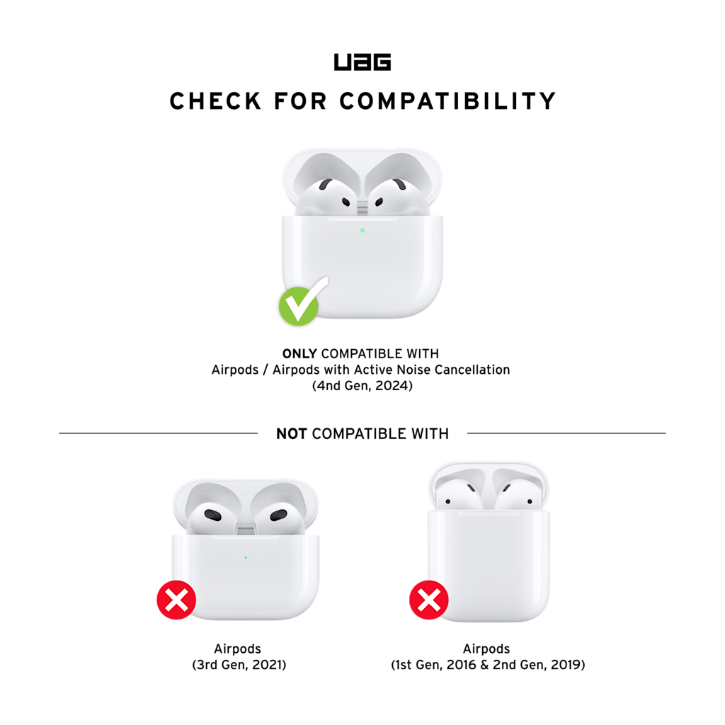 AirPods (4th Gen, 2024) Case Clear Bumpers Plasma