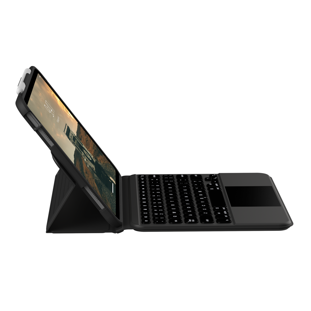 Rugged Bluetooth Detachable Keyboard with Trackpad & Backlit Keys Case ...