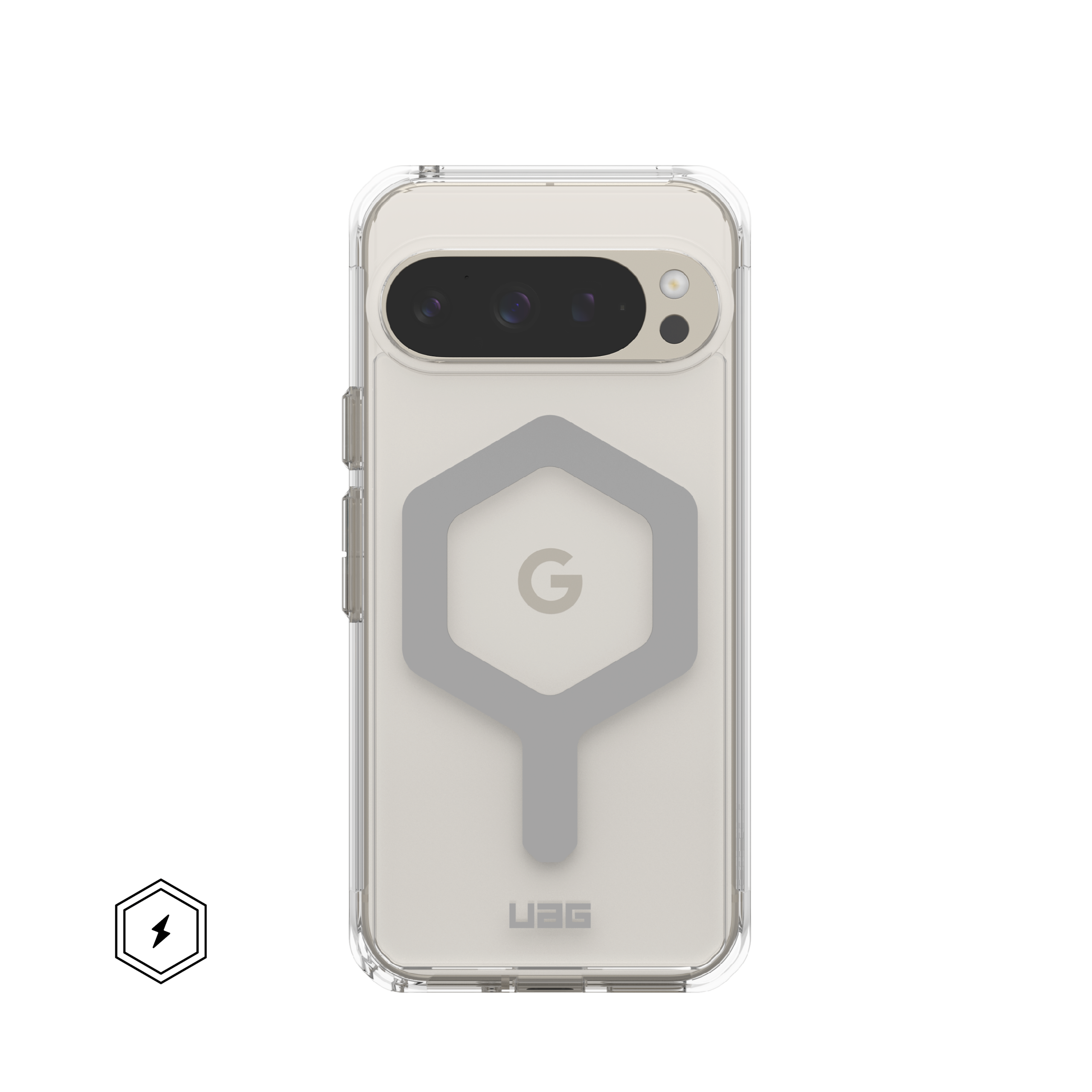 UAG Google Pixel 9 Pro Case Clear Magnetic Charging Plyo