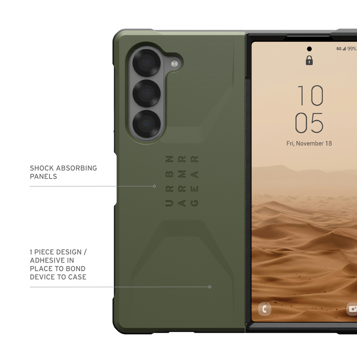 Samsung Galaxy Z Fold6 Case Slim Modern Civilian