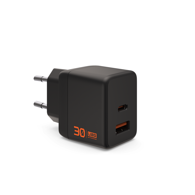 SRGE (EU) 30W 2 Port Wall Charger Compact Travel Friendly Quick Charge ...