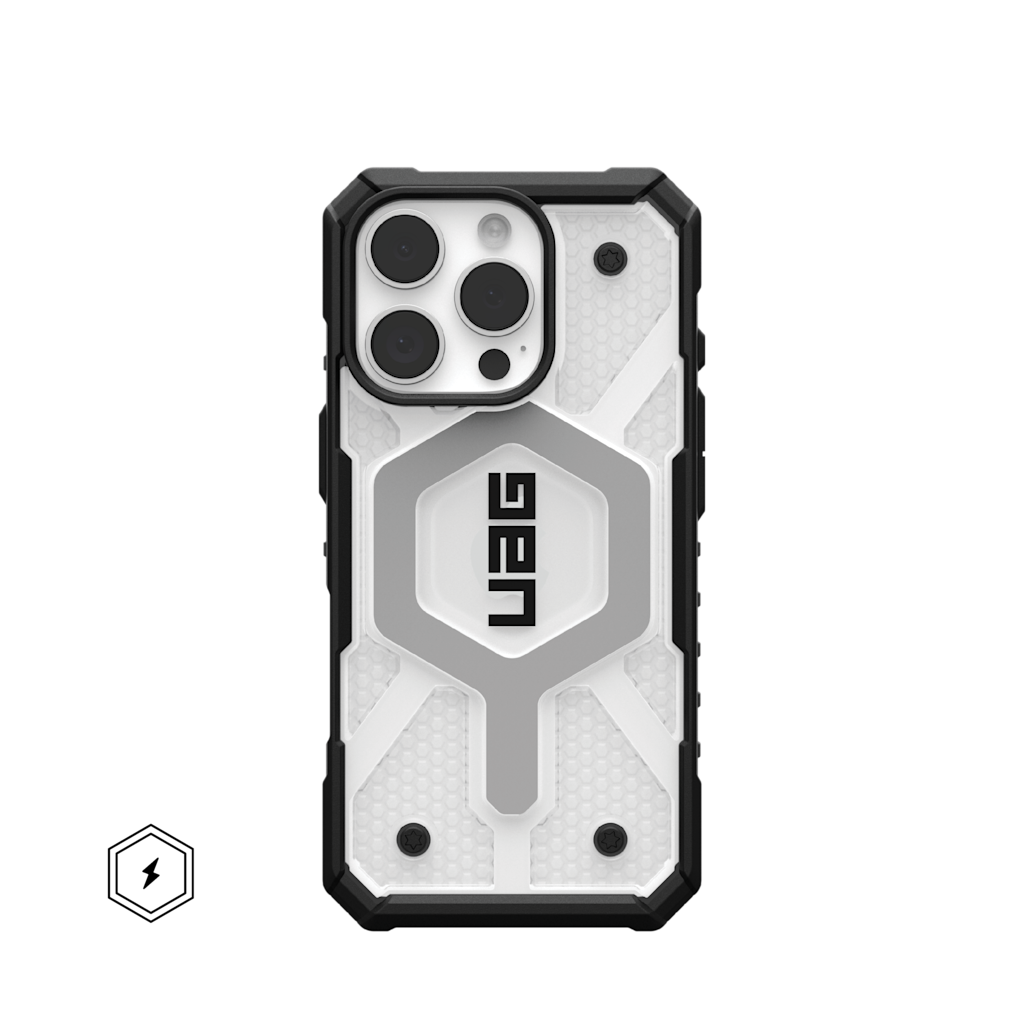 UAG Bundle - iPhone 16 Pro Pathfinder Clear MagSafe Glow in the Dark Case & Lanyard Bundle