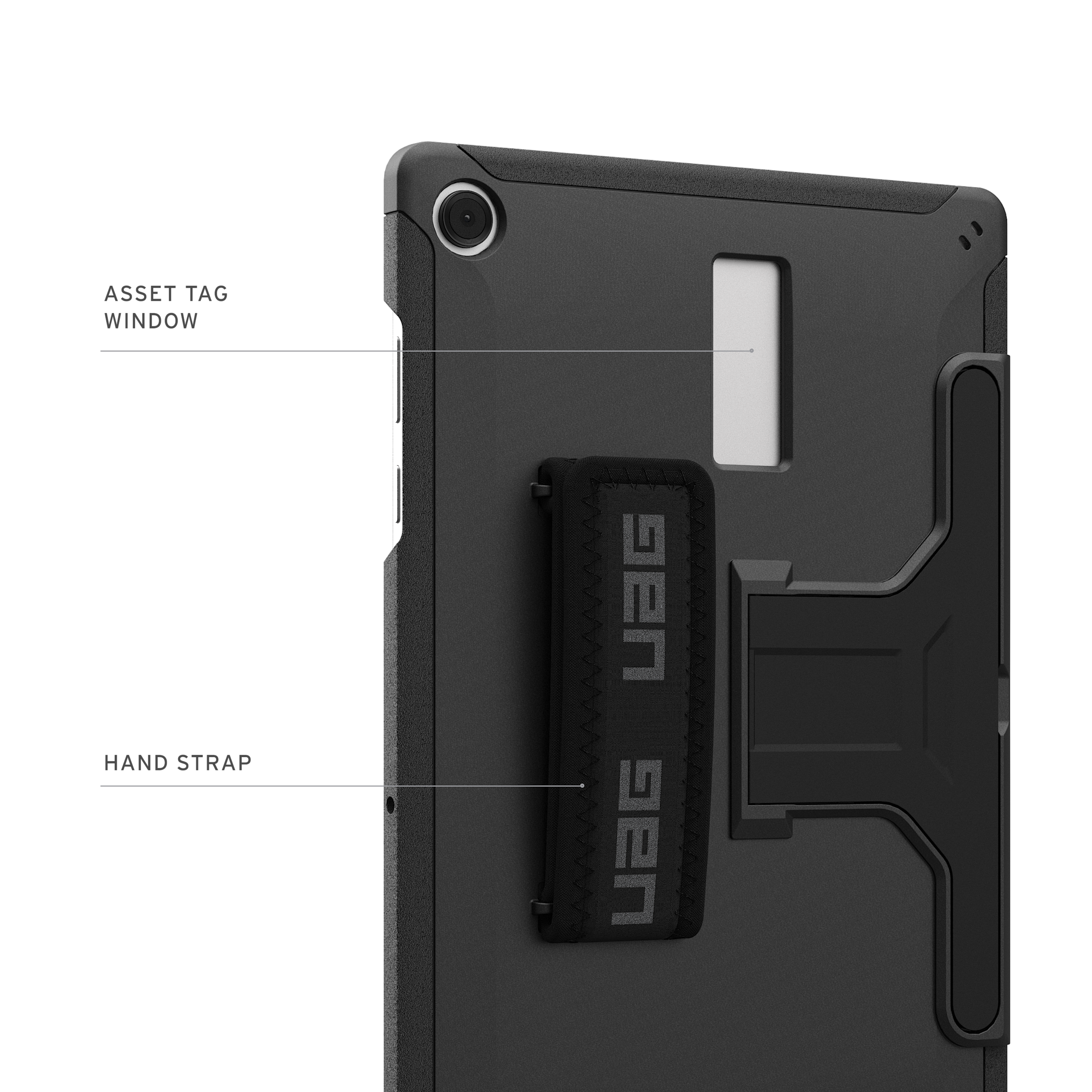 Galaxy Tab A11+ Plus 11'' Case with Kickstand & Hand Strap Rugged TPU ...