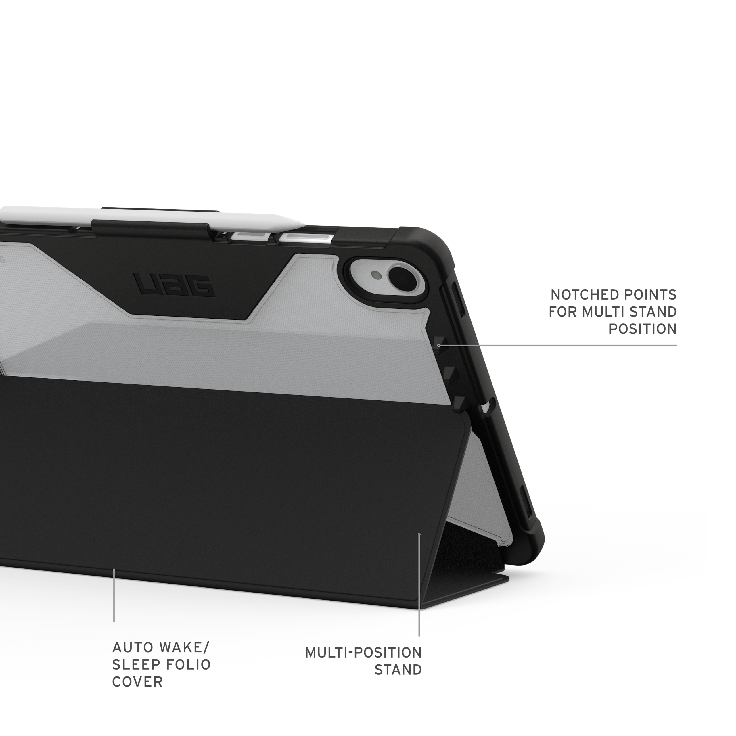 Galaxy Tab S11 Case Folio Case with Kickstand, Pencil Holder & Clear ...