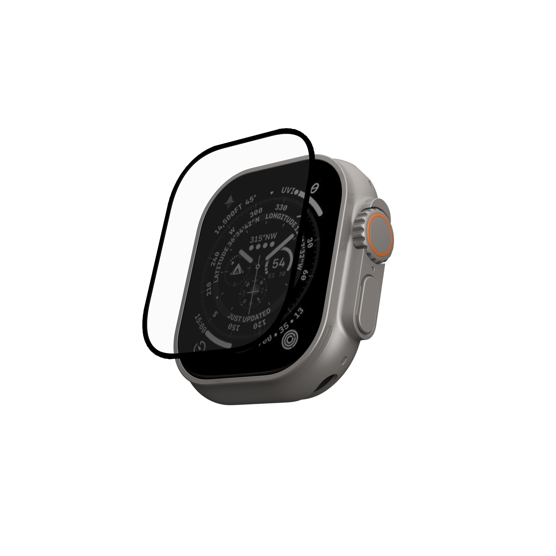 UAG Screen Protector for Apple Watch Ultra 2/Ultra Glass Shield Anti ...