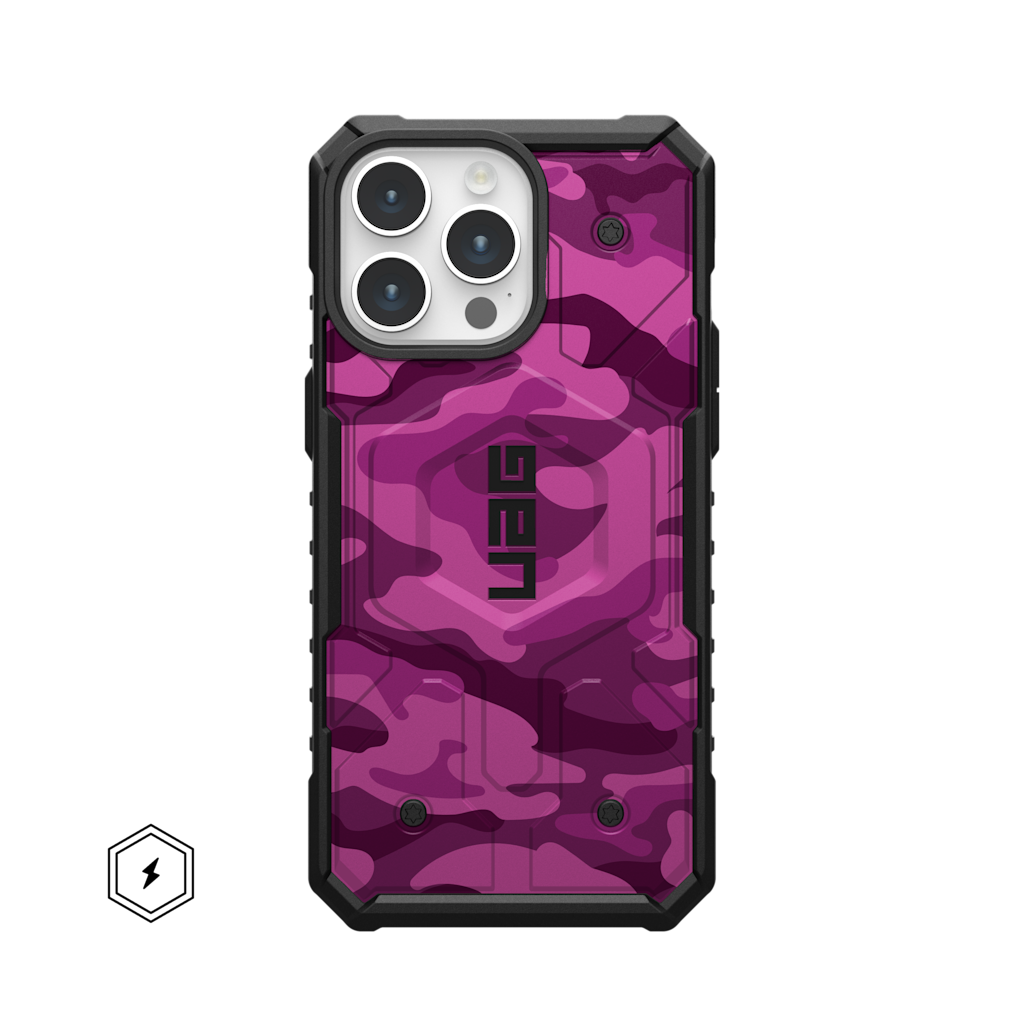 Pathfinder Case With MagSafe For Apple iPhone - Arctic Pink Camouflage